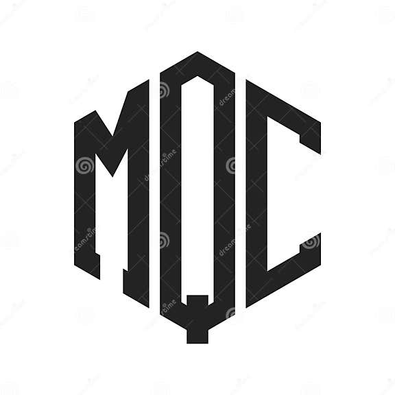 MQC Logo Design. Initial Letter MQC Monogram Logo Using Hexagon Shape ...