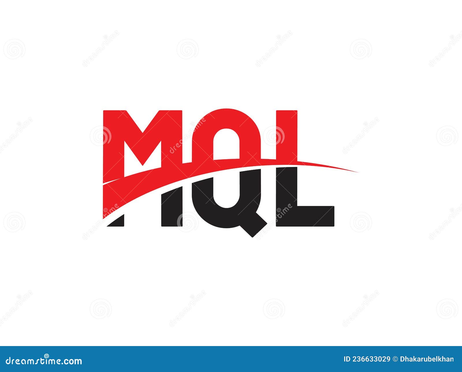 MQL Letter Initial Logo Design Stock Vector - Illustration of symbol ...