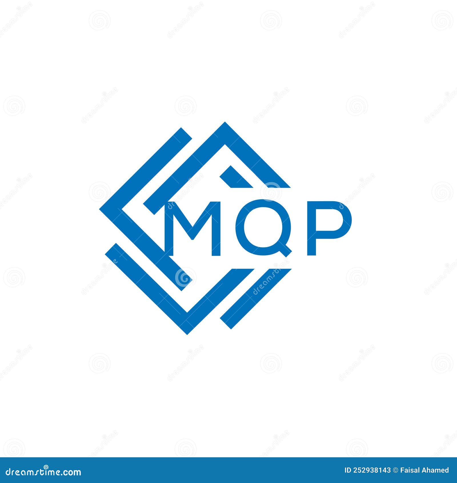 MQP Letter Logo Design on White Background. MQP Creative Circle Letter ...