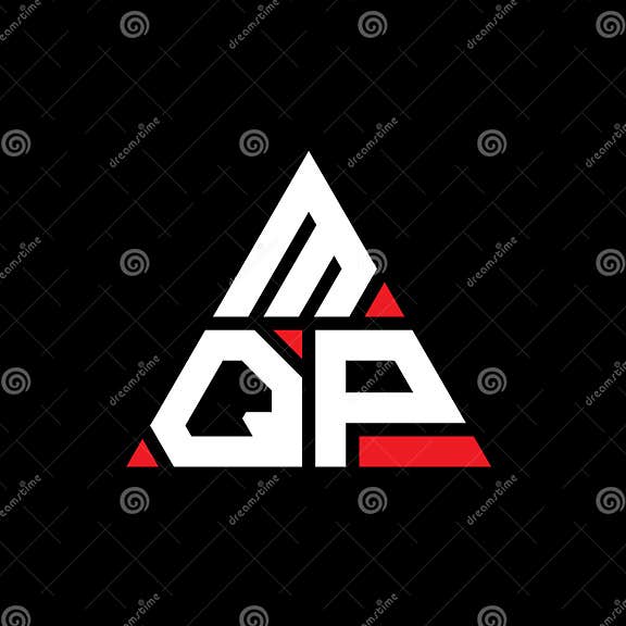 MQP Triangle Letter Logo Design with Triangle Shape. MQP Triangle Logo ...