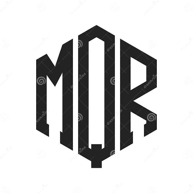 MQR Logo Design. Initial Letter MQR Monogram Logo Using Hexagon Shape ...
