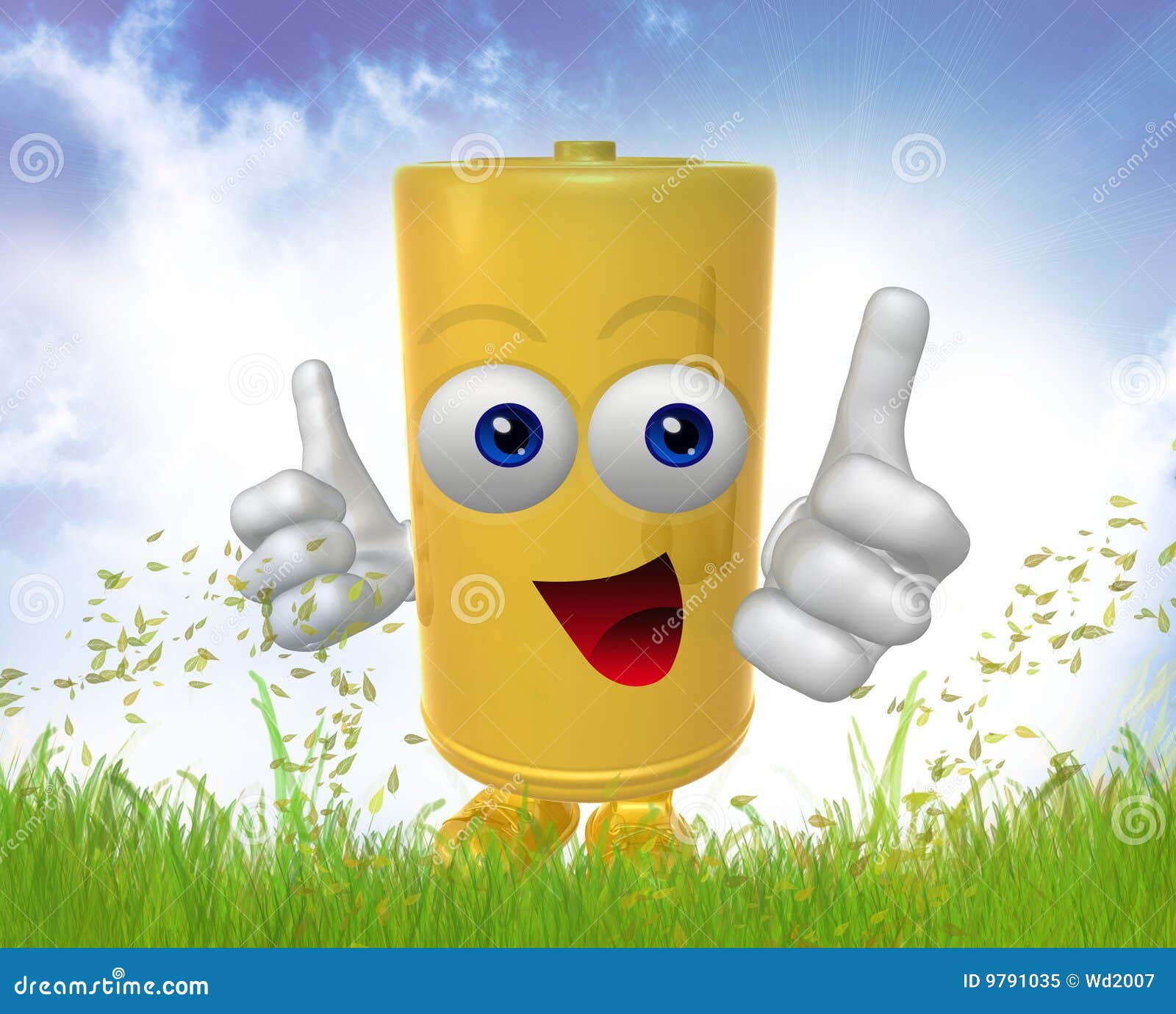 Mr Battery mascot stock illustration. Illustration of battery - 9791035