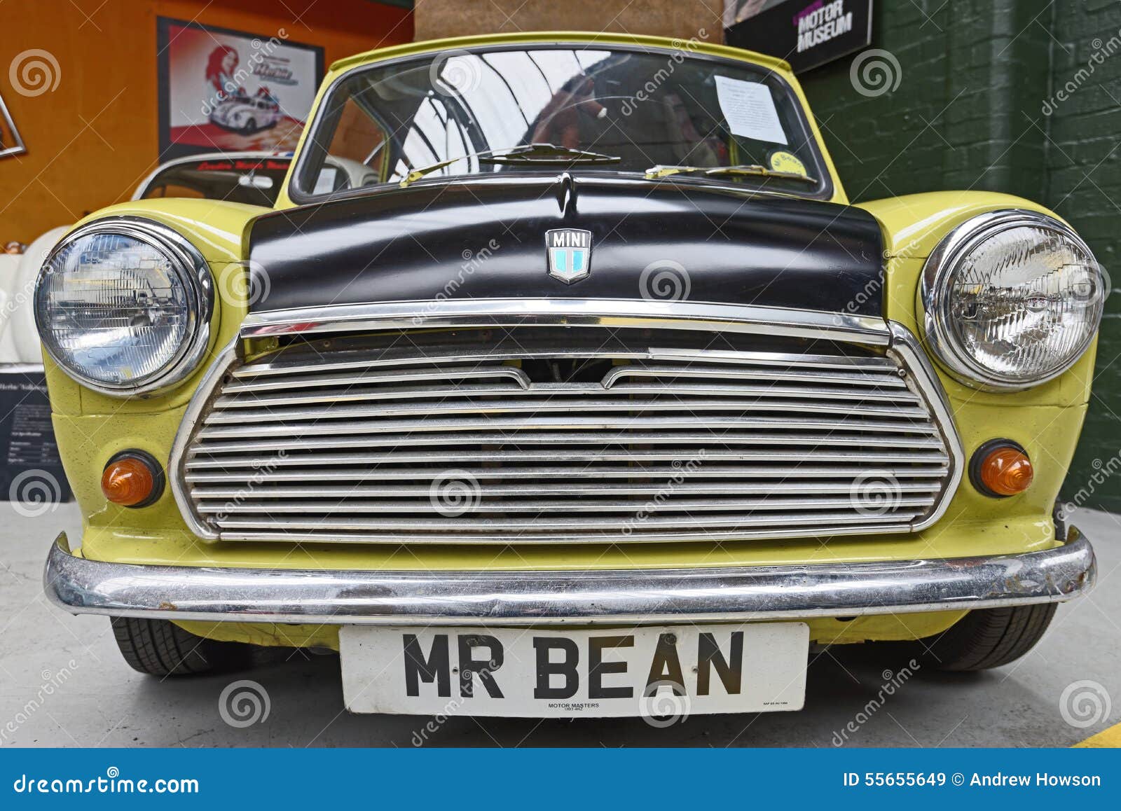 Mr Bean austin mini editorial stock image. Image of cars - 55655649