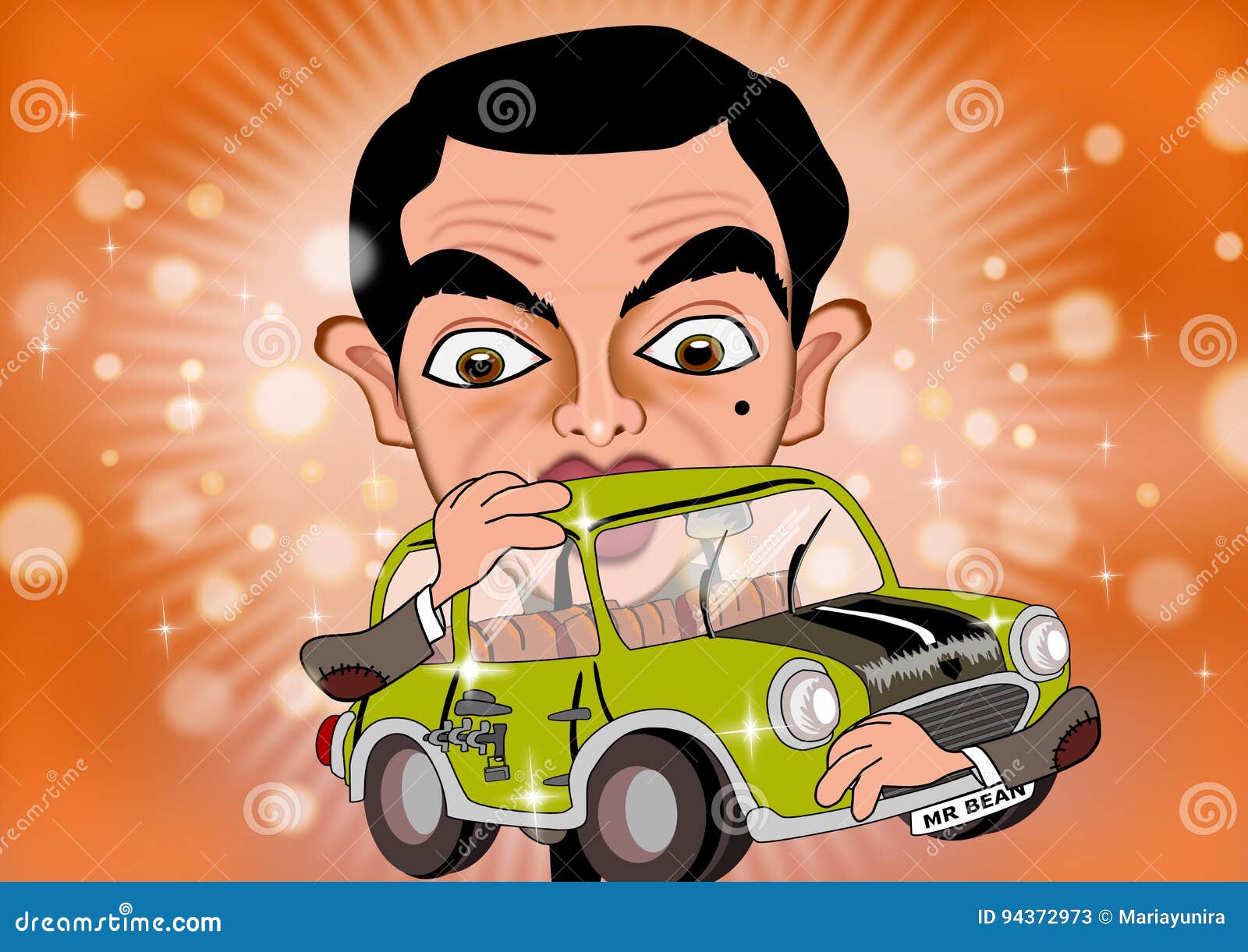 Mr Bean editorial stock photo. Illustration of motion - 94372973