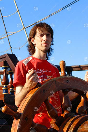 Mr.Captain stock image. Image of boat, holiday, cruise - 1059345