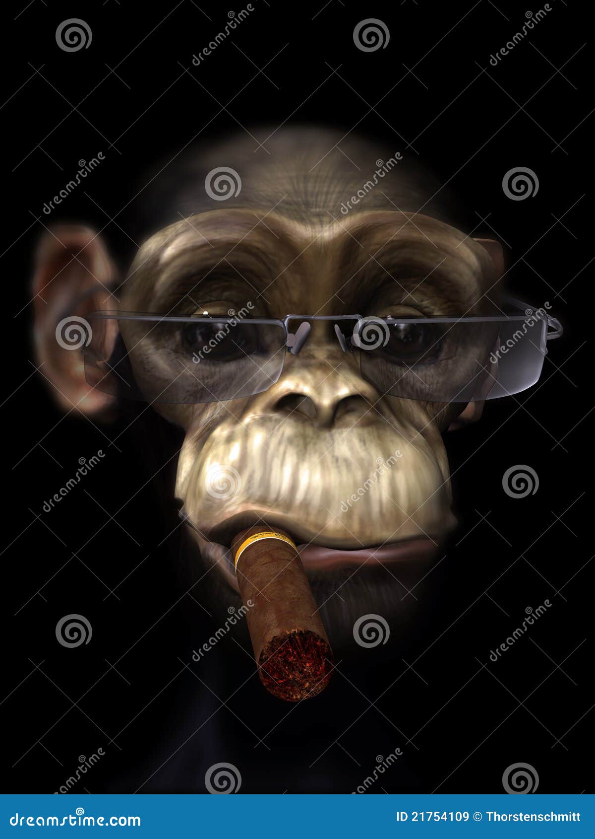 Mr Chimp the pimp stock illustration. Illustration of exchange - 21754109