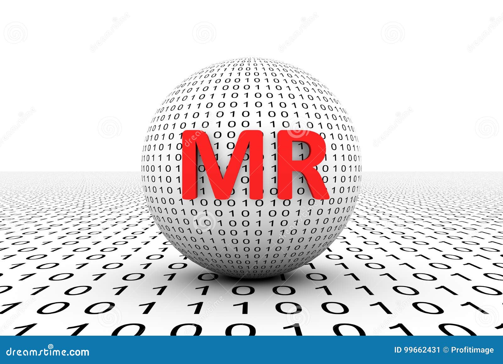 MR conceptual sphere stock illustration. Illustration of technology ...