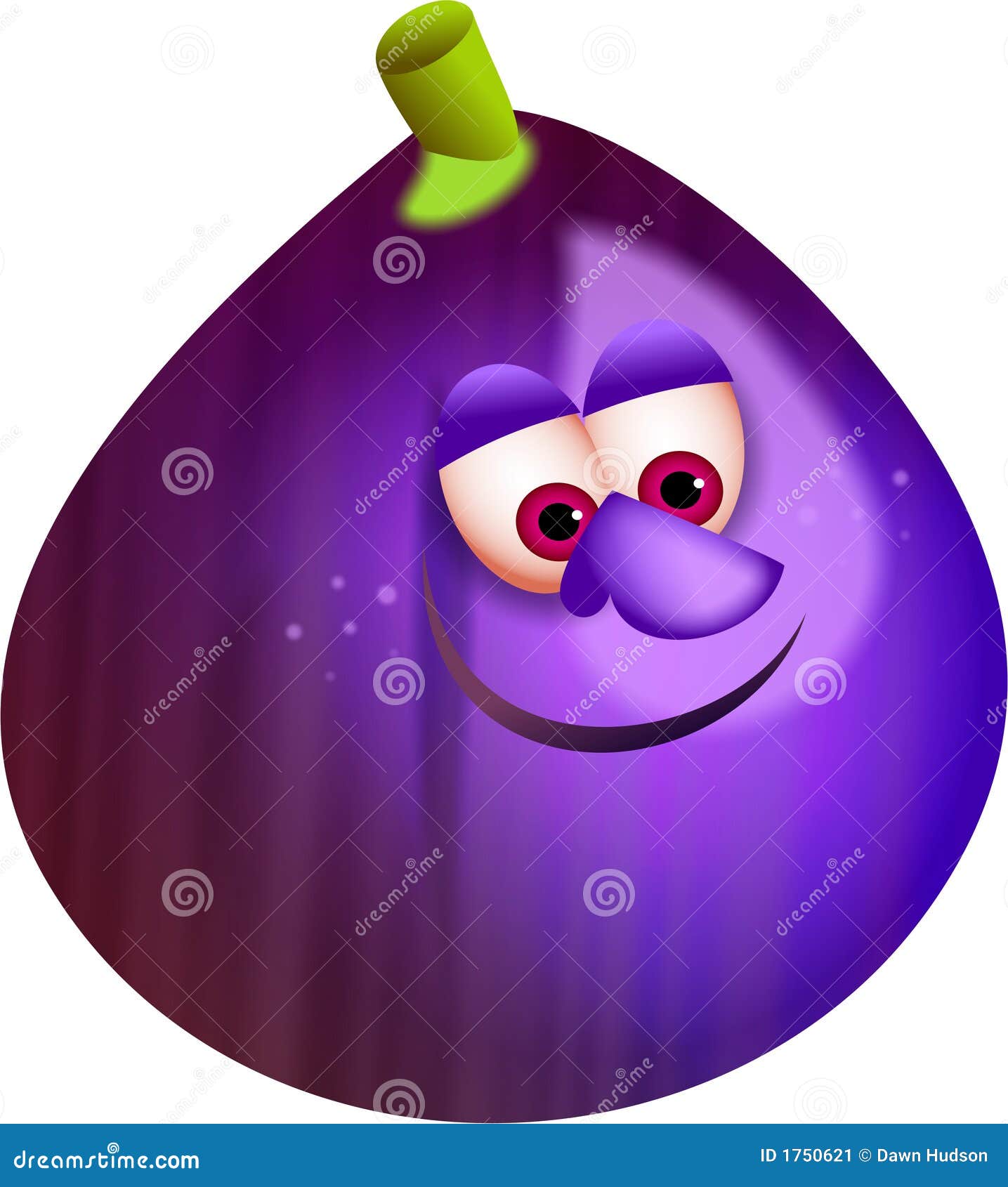 Mr fig stock illustration. Illustration of tasty, face - 1750621