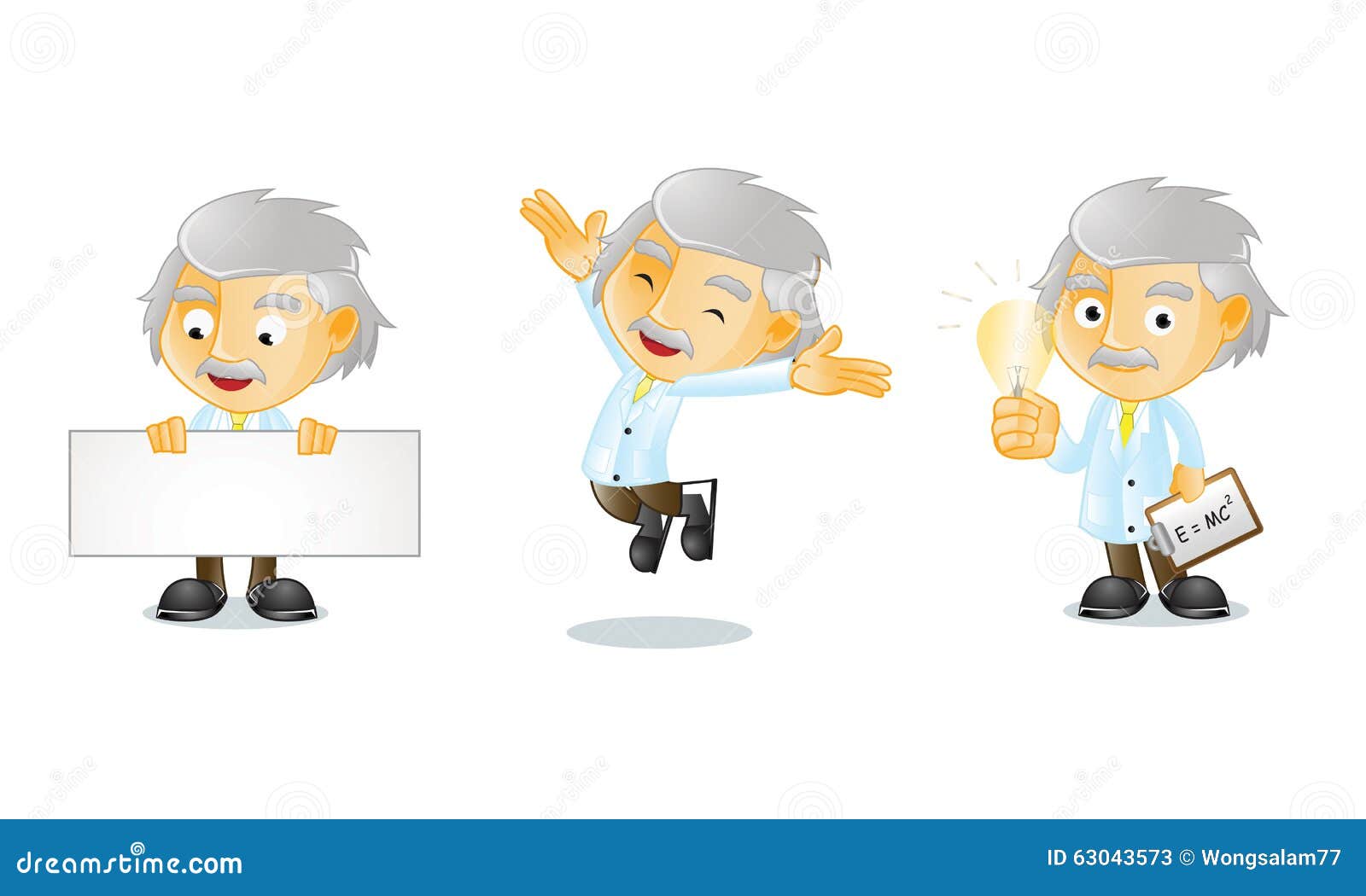 Mr Genius 1 stock vector. Illustration of character, vector - 63043573