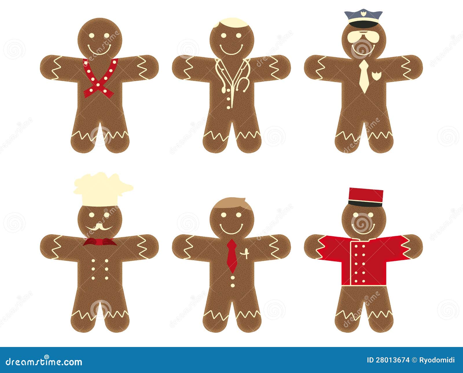 Mr. Gingerbread stock vector. Illustration of isolated - 28013674