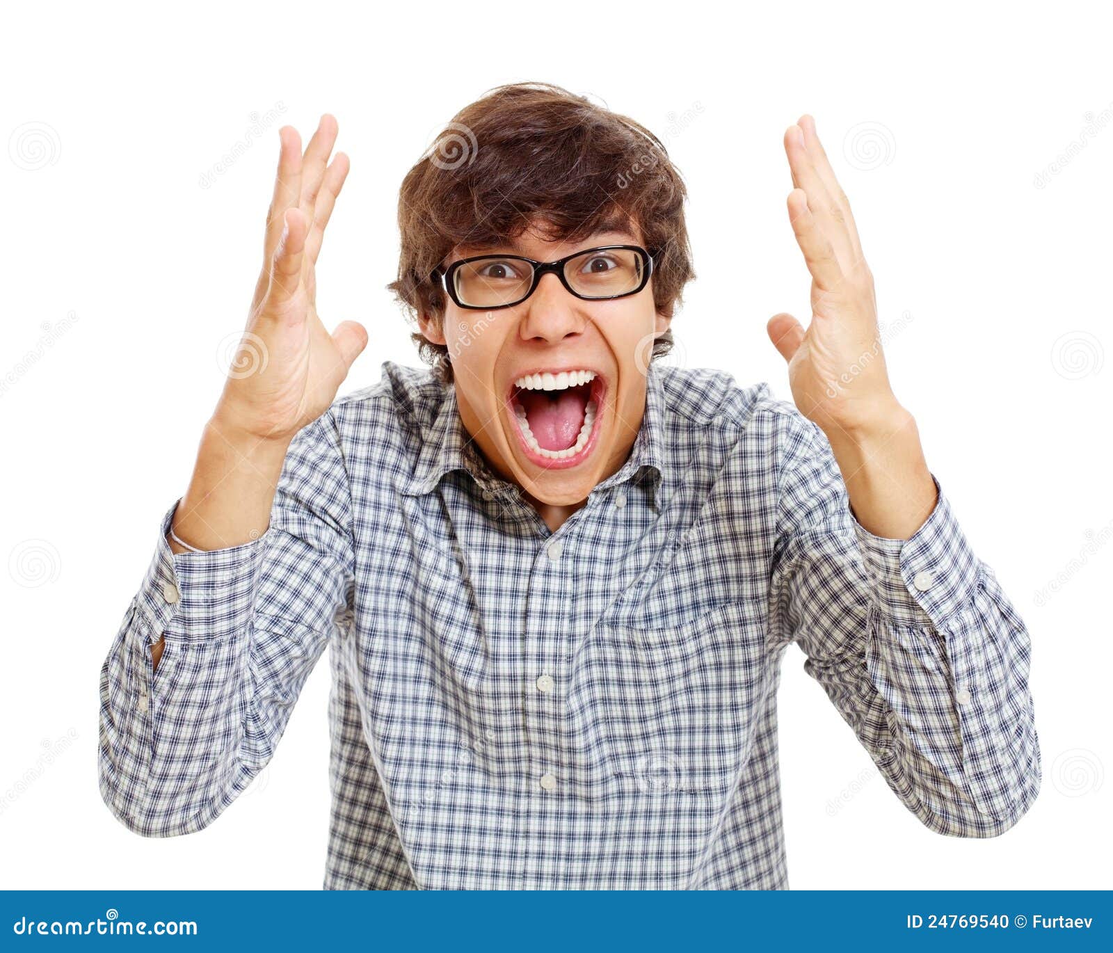 Mr. really Happy Guy stock photo. Image of open, isolated - 24769540