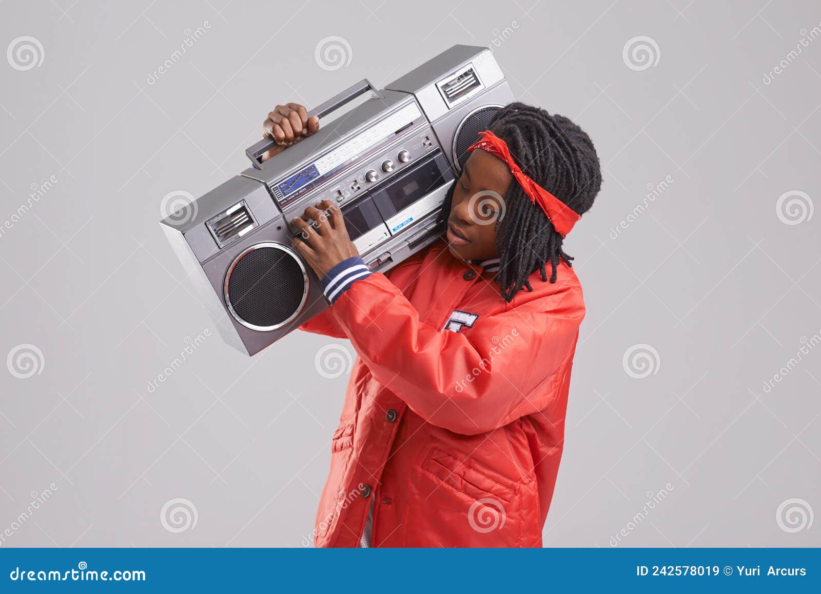 Mr. Hip Hop. Studio Shot of a Young Boy Dressed in Hip Hop Attire ...