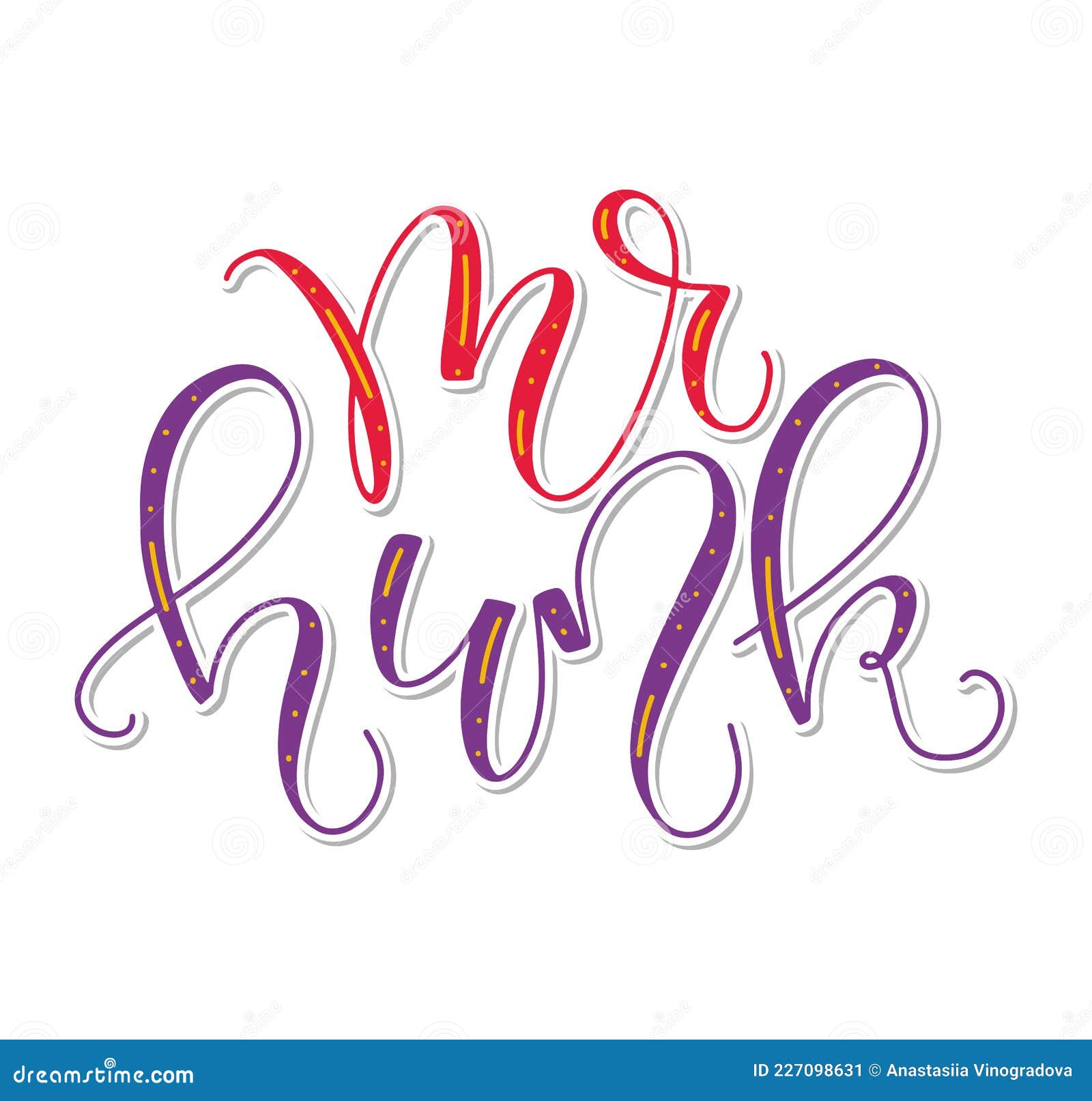 Mr. Hunk - Colored Vector Illustration Isolated On White Background ...