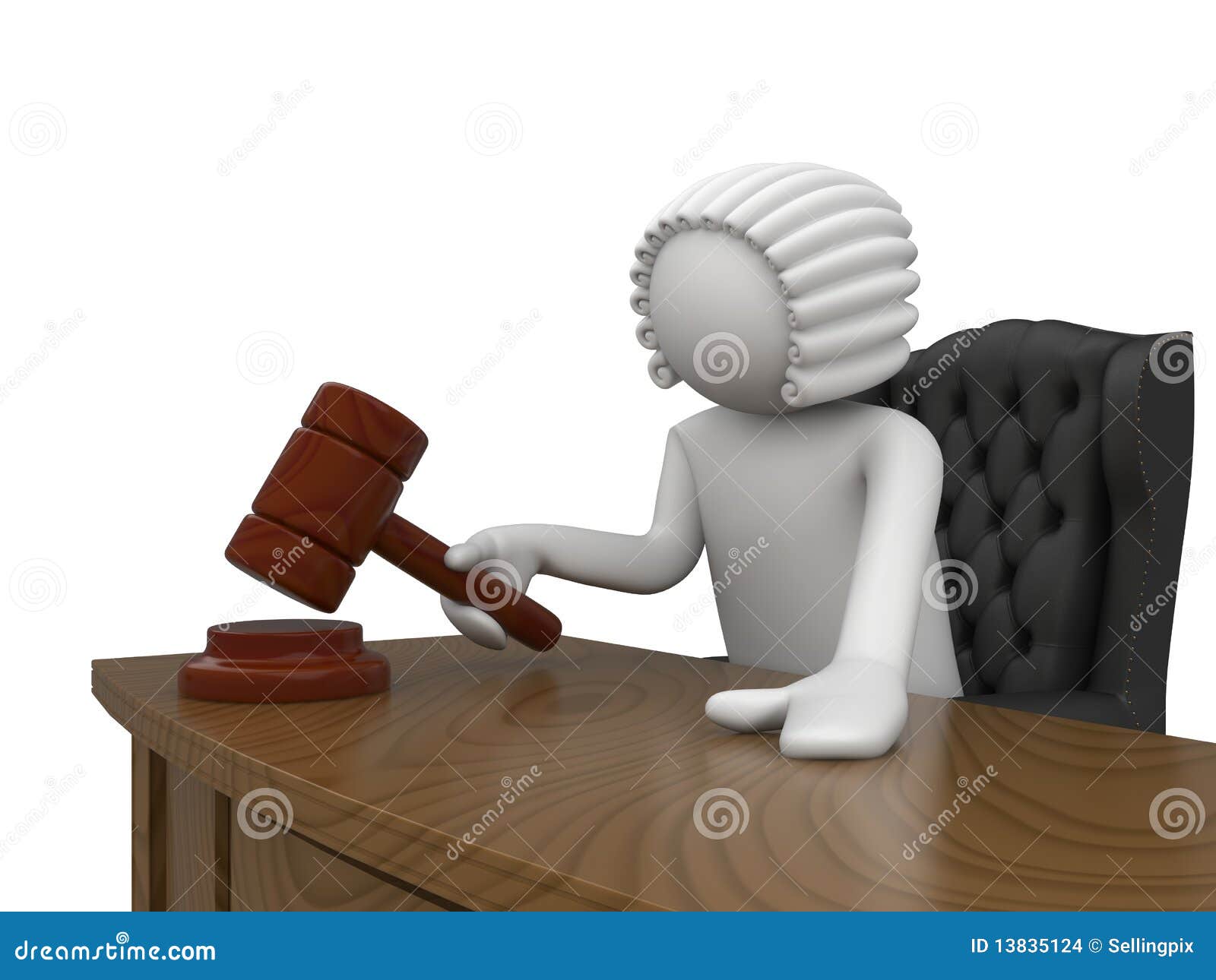 Mr. Judge stock illustration. Illustration of court, eloquence - 13835124
