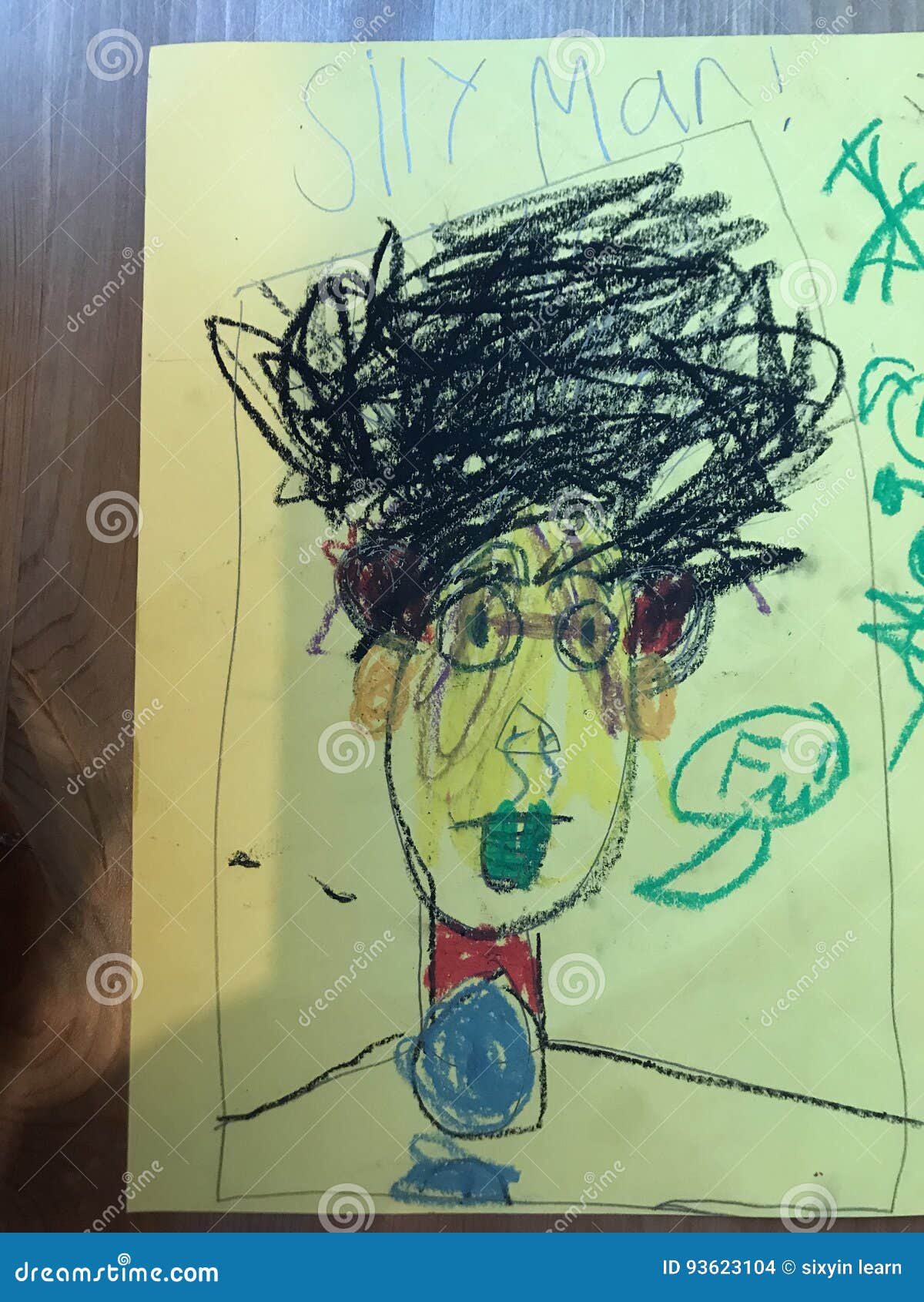 Mr.Silly stock photo. Image of silly, little, drawing - 93623104