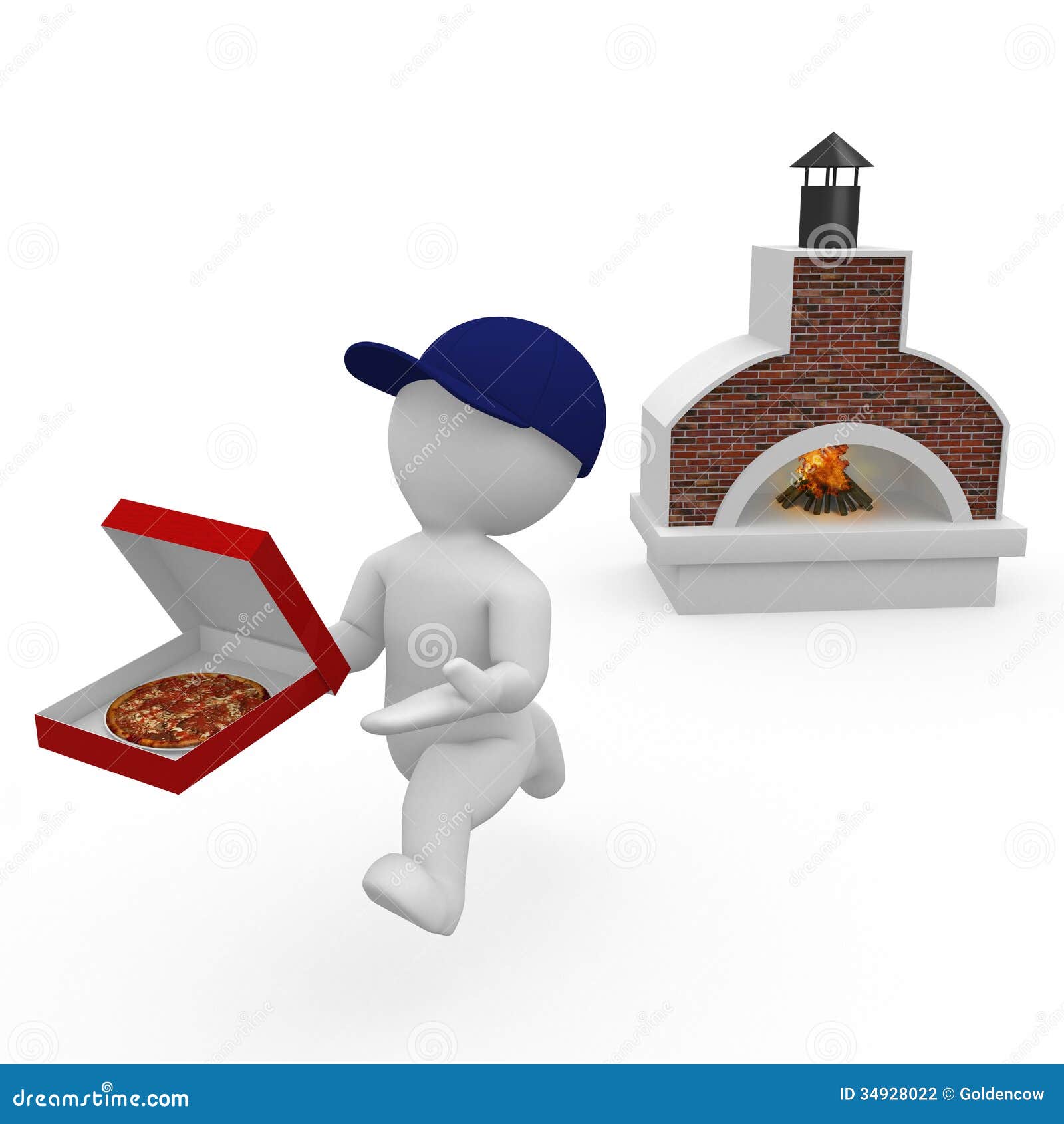 Mr. Smart Guy is a Pizza Boy Stock Illustration - Illustration of fast ...