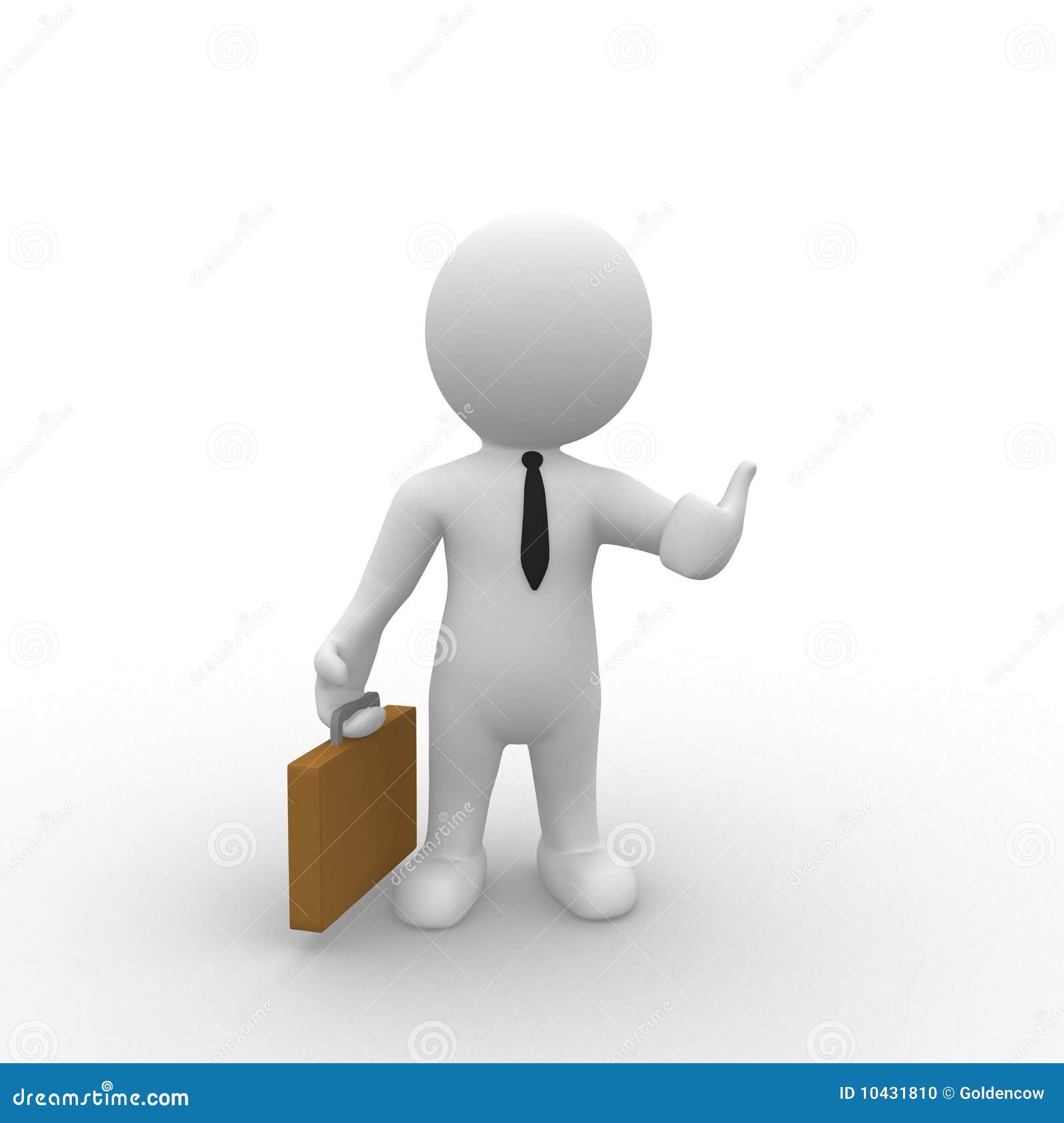 Mr. Smart Guy Thumbs Up stock illustration. Illustration of successful ...