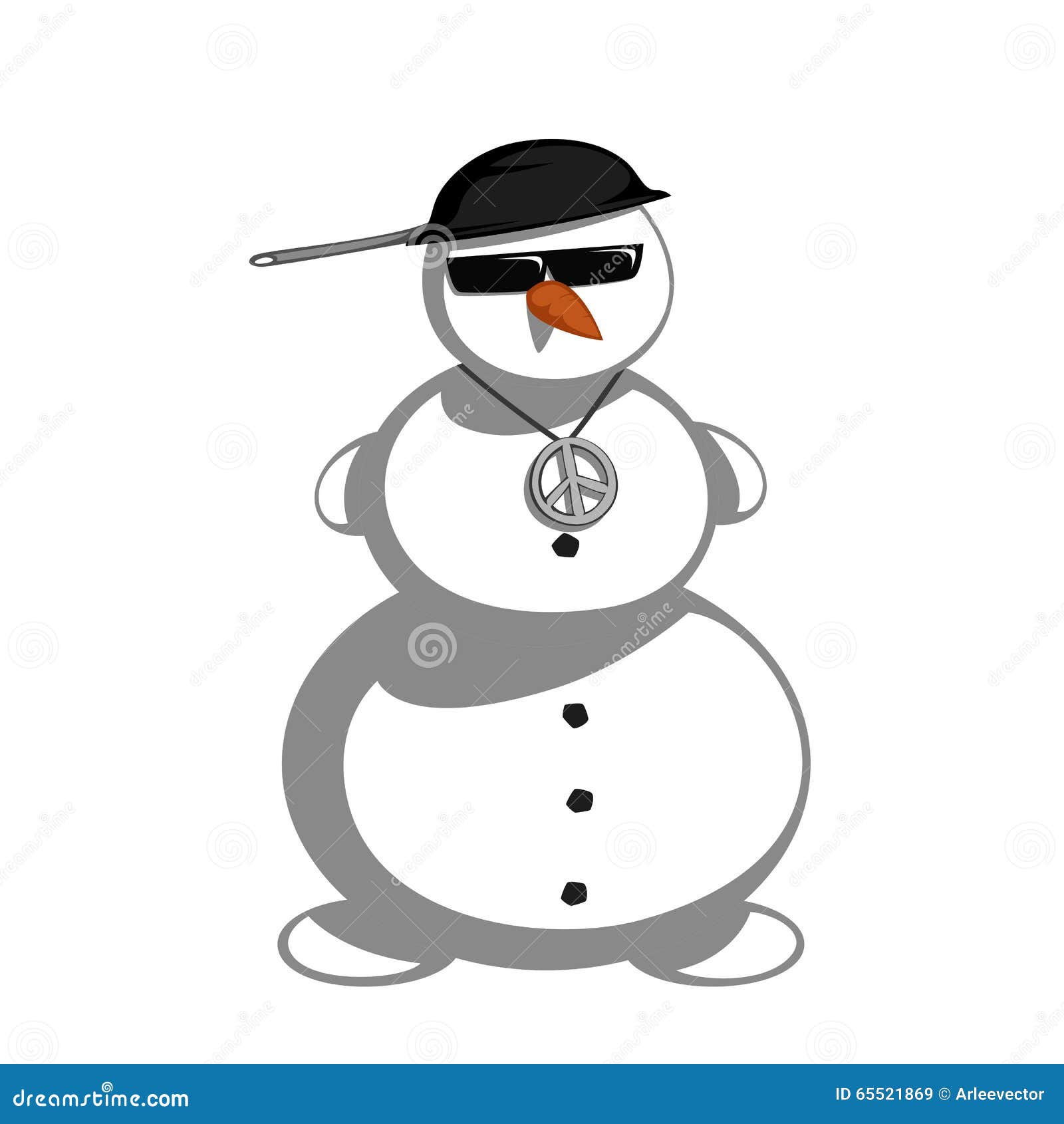 Mr snowman stock vector. Illustration of kids, cartoon - 65521869