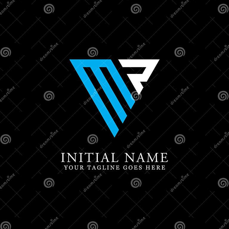 MR Triangle Logo Designs, MR Initial Logo Inspiration Stock Vector ...