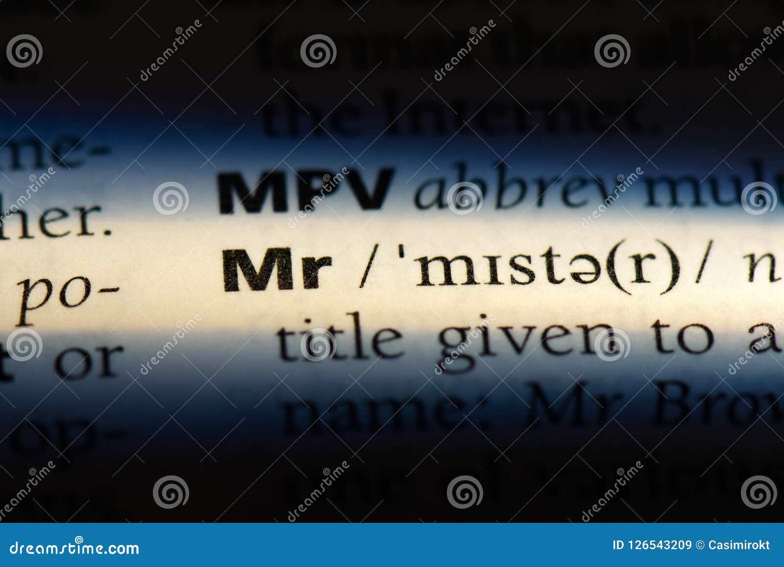 Mr stock image. Image of concept, closeup, word, english - 126543209
