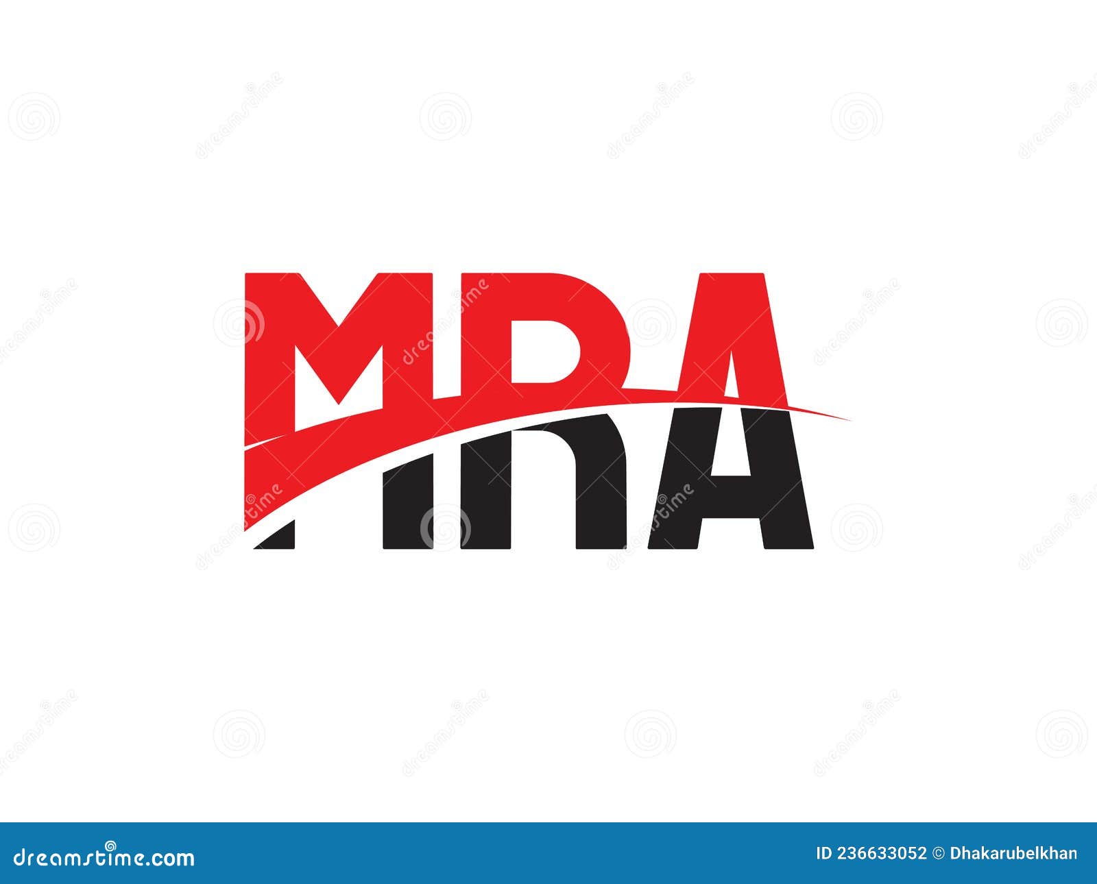 MRA Letter Initial Logo Design Stock Vector - Illustration of concept ...