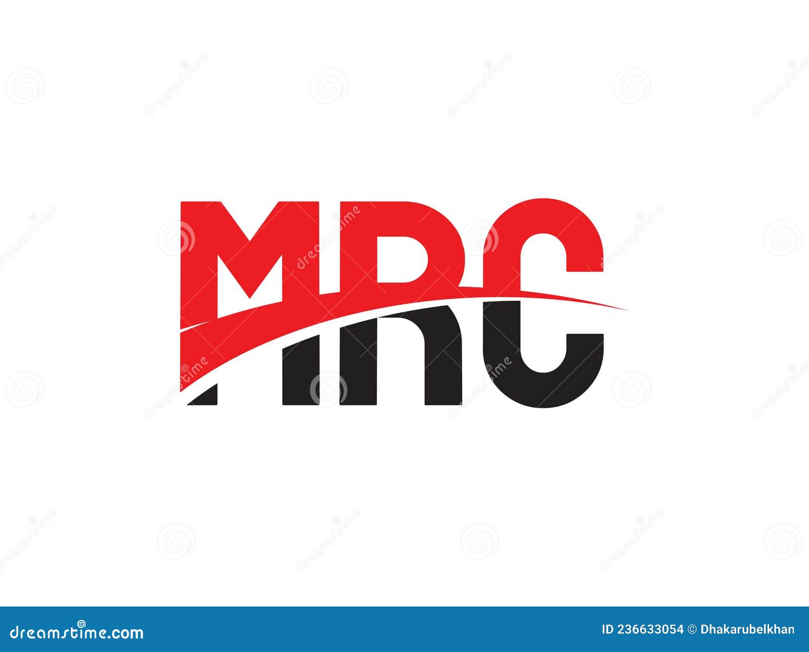MRC Letter Initial Logo Design Stock Vector - Illustration of template ...