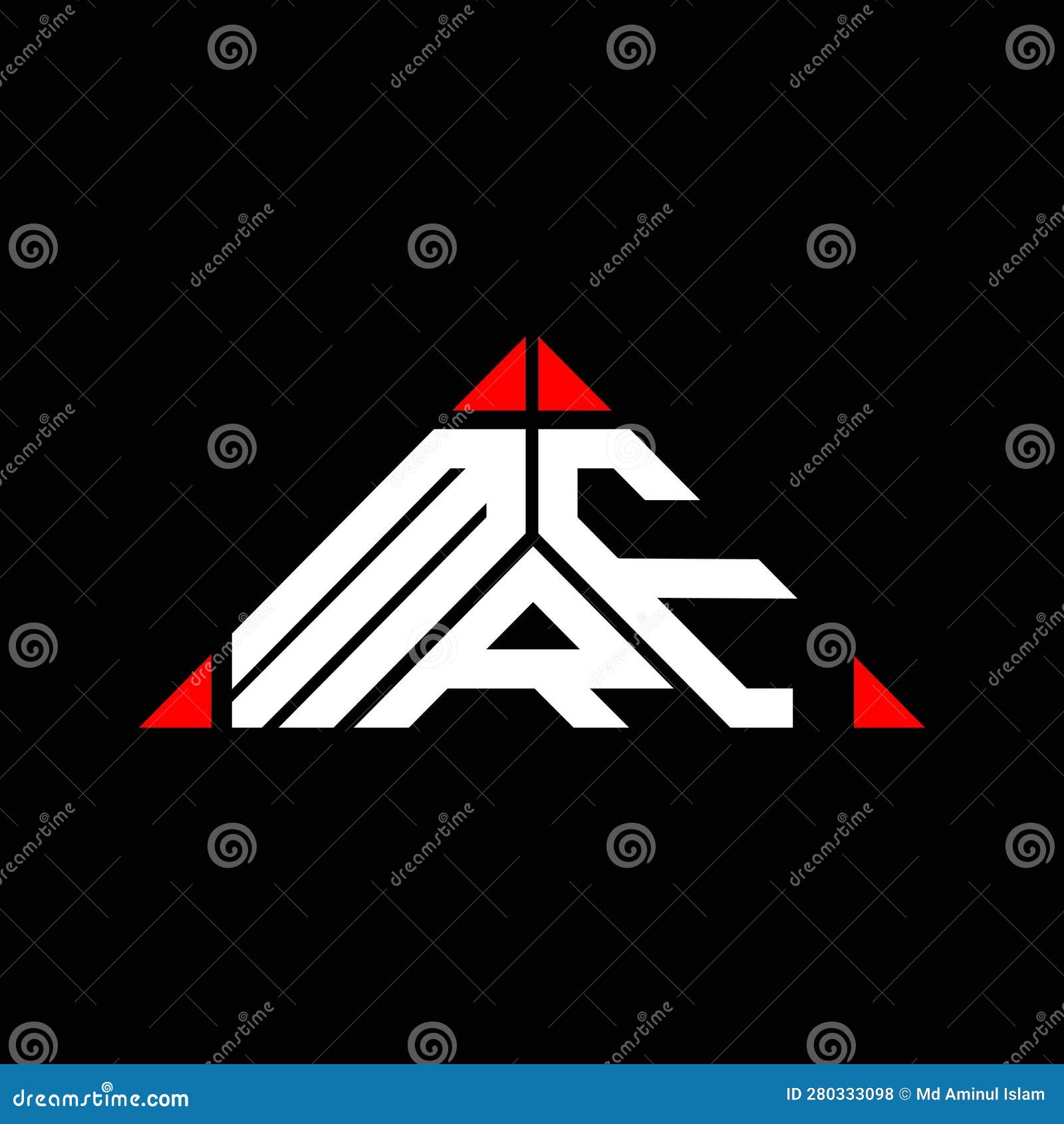 MRF Letter Logo Creative Design with Vector Graphic, MRF Stock Vector ...
