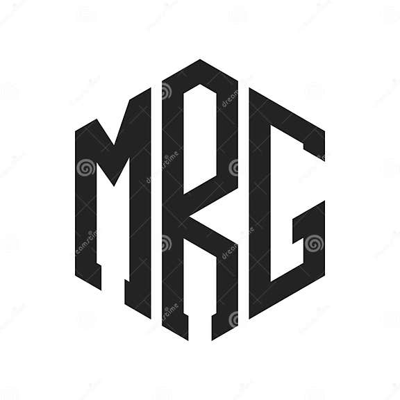 MRG Logo Design. Initial Letter MRG Monogram Logo Using Hexagon Shape ...