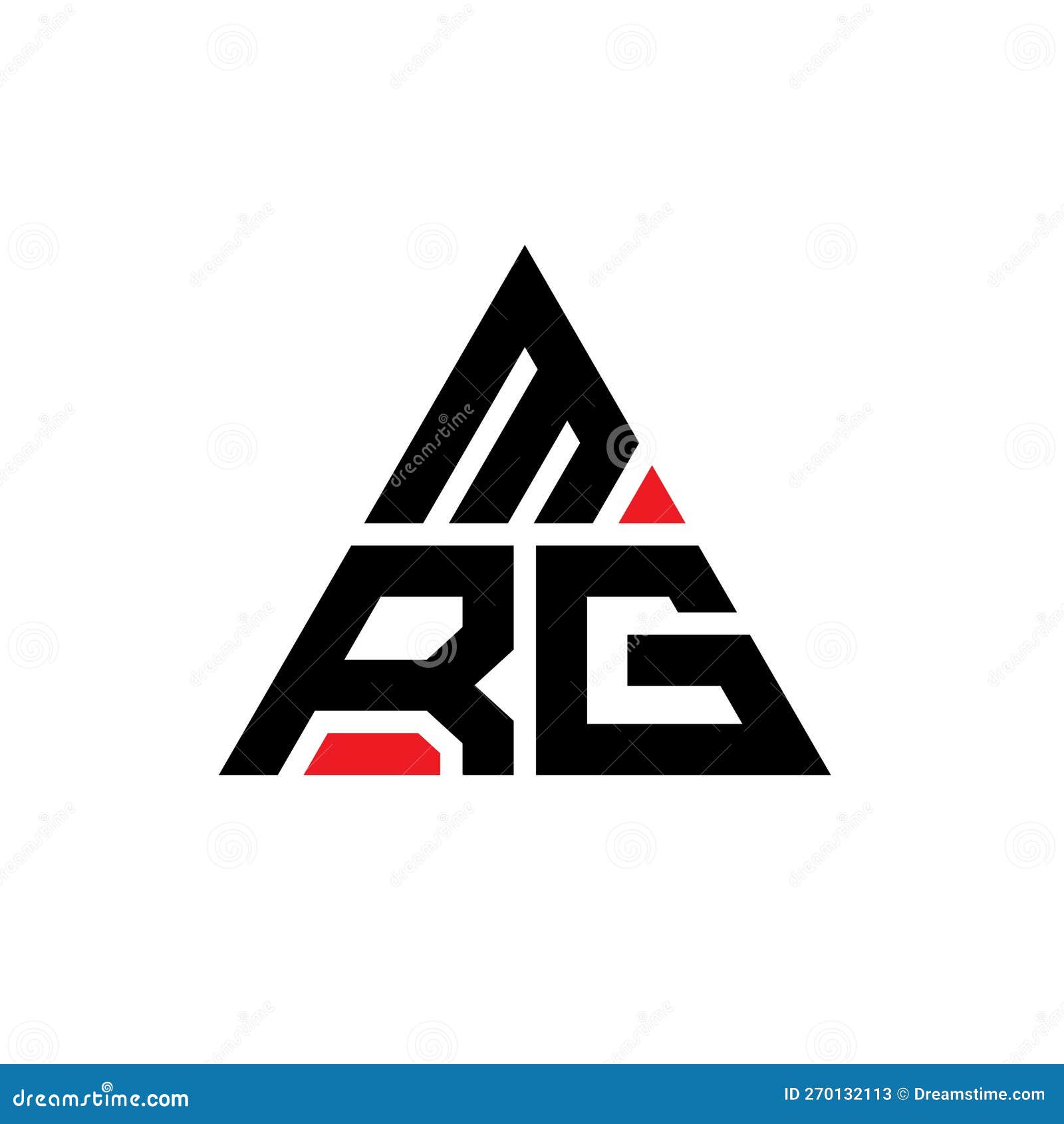 MRG Triangle Letter Logo Design with Triangle Shape. MRG Triangle Logo ...