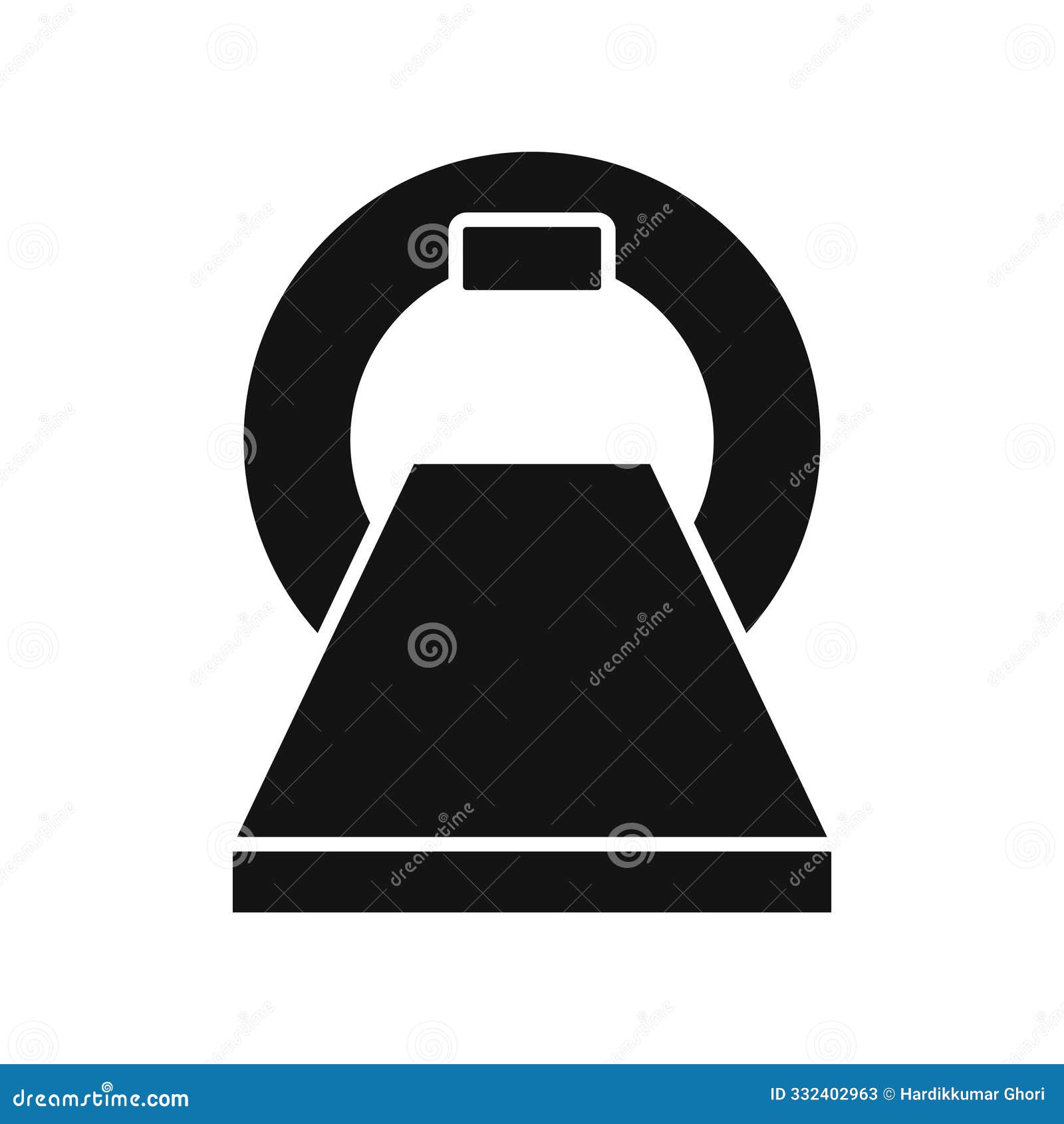 MRI Icon Symbol on White Background Stock Vector - Illustration of ...