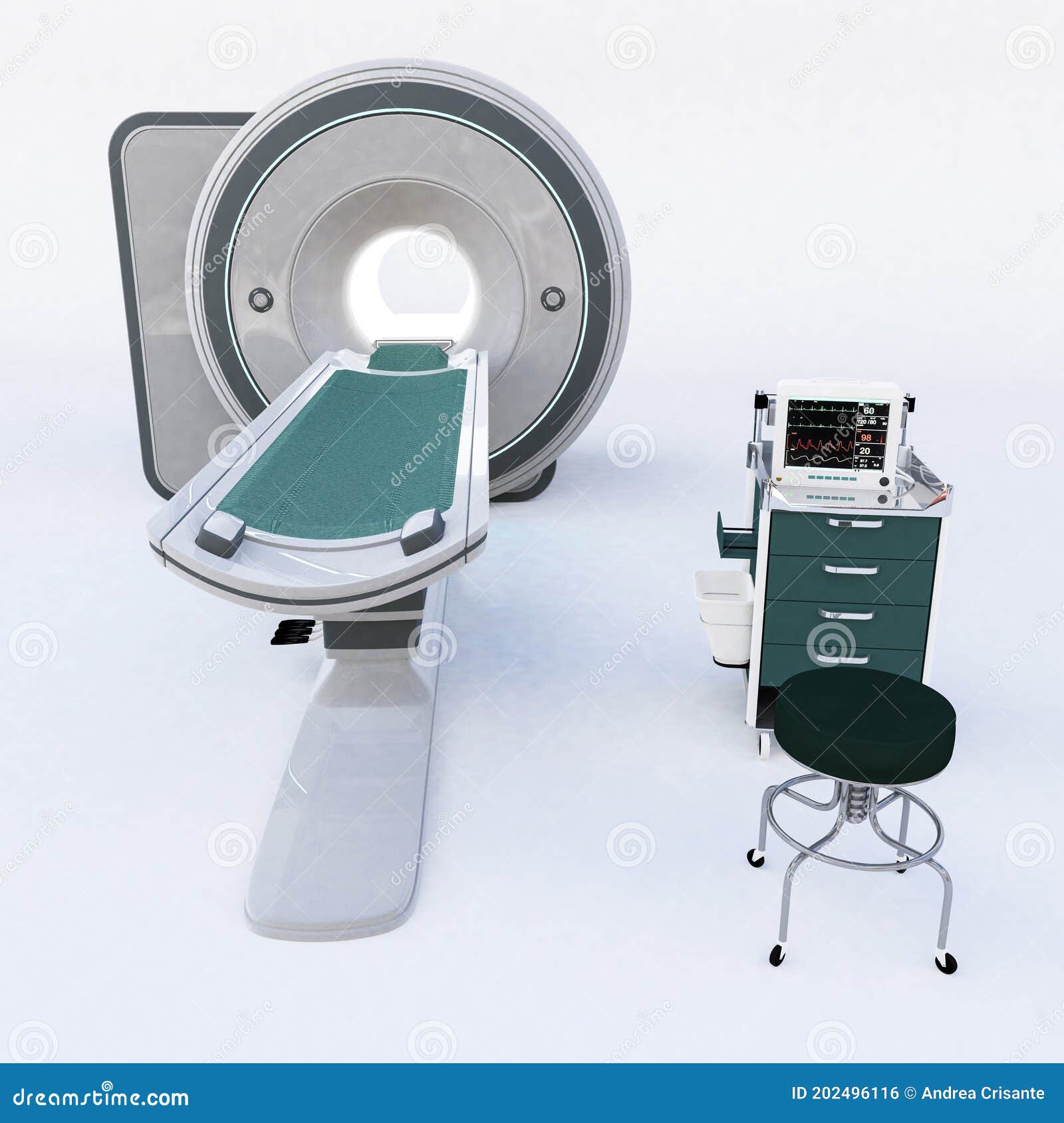 Mri Isolated on White Background Stock Illustration - Illustration of ...