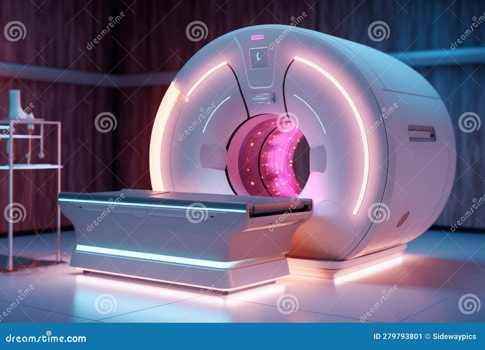 MRI Machine - Generative AI Stock Illustration - Illustration of ...