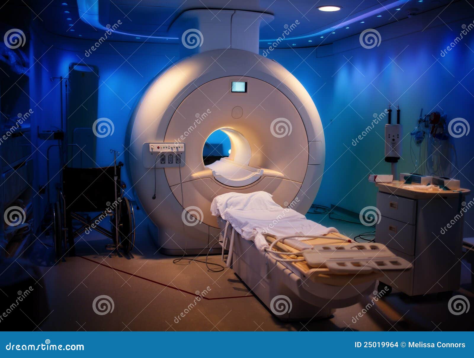 MRI Machine - Hospital stock photo. Image of room, blue - 25019964