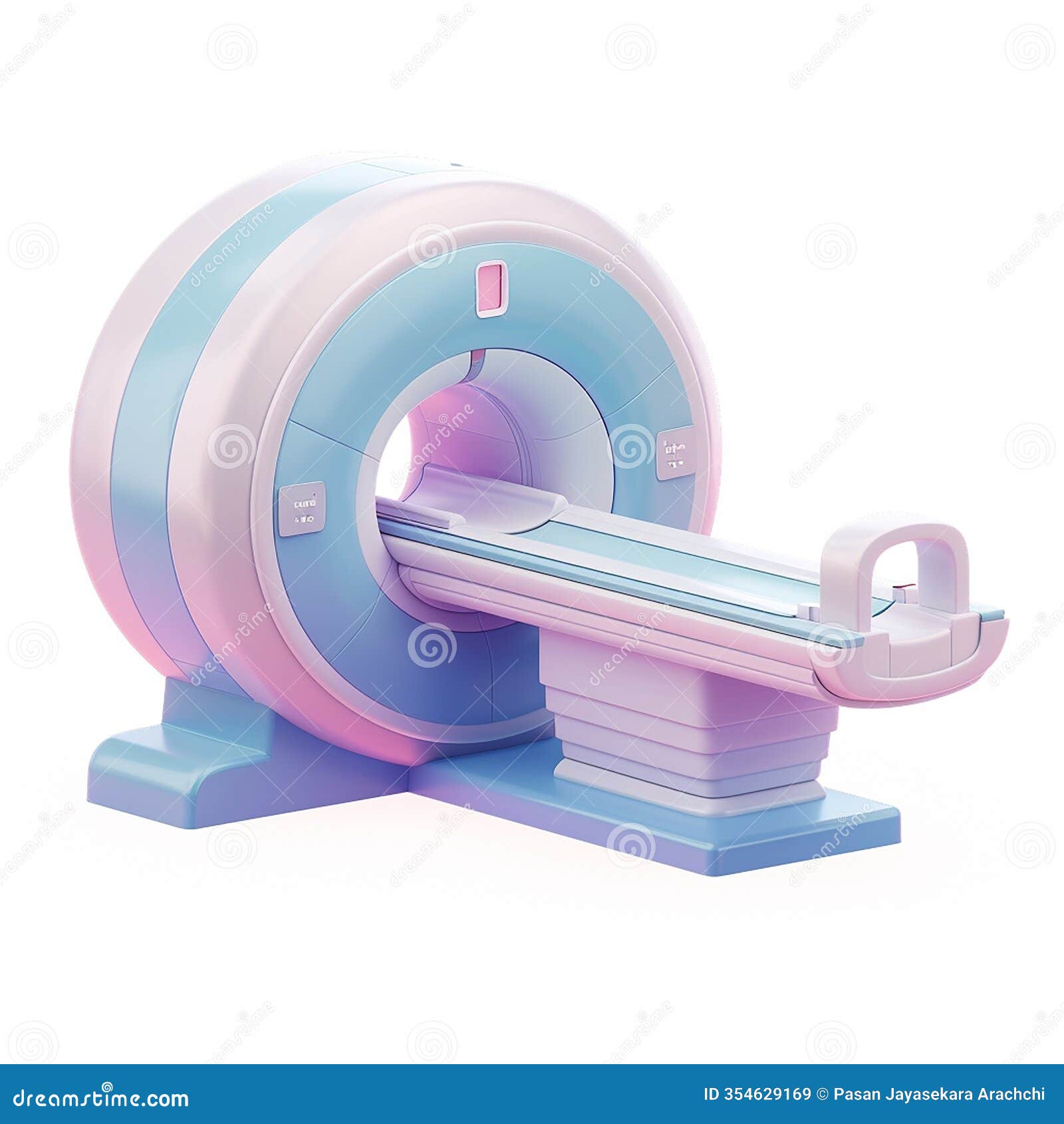 MRI Machine Rendered On White Background Royalty-Free Stock Photo ...