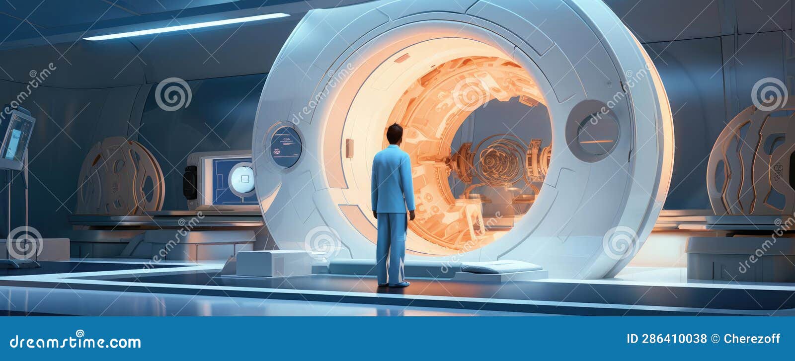 The MRI room of the future stock photo. Image of clinic - 286410038