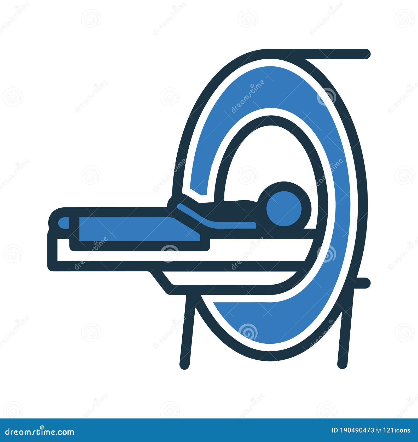MRI Scan Icon / Vector Design Stock Vector - Illustration of diagnostic ...