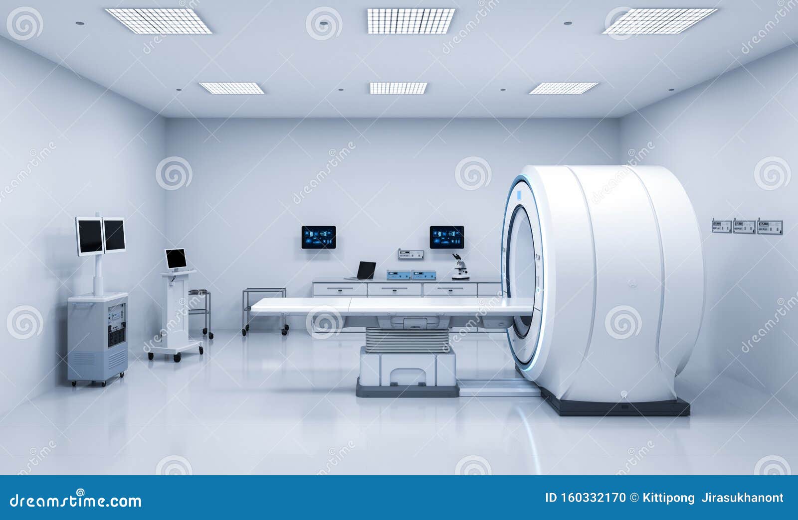 MRI Scan Machine Royalty-Free Stock Image | CartoonDealer.com #178028782