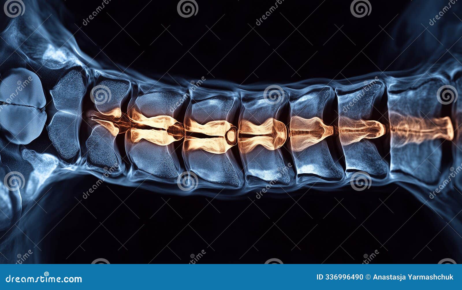 MRI Scan of the Spine with Clear Visualisation of the Intervertebral ...