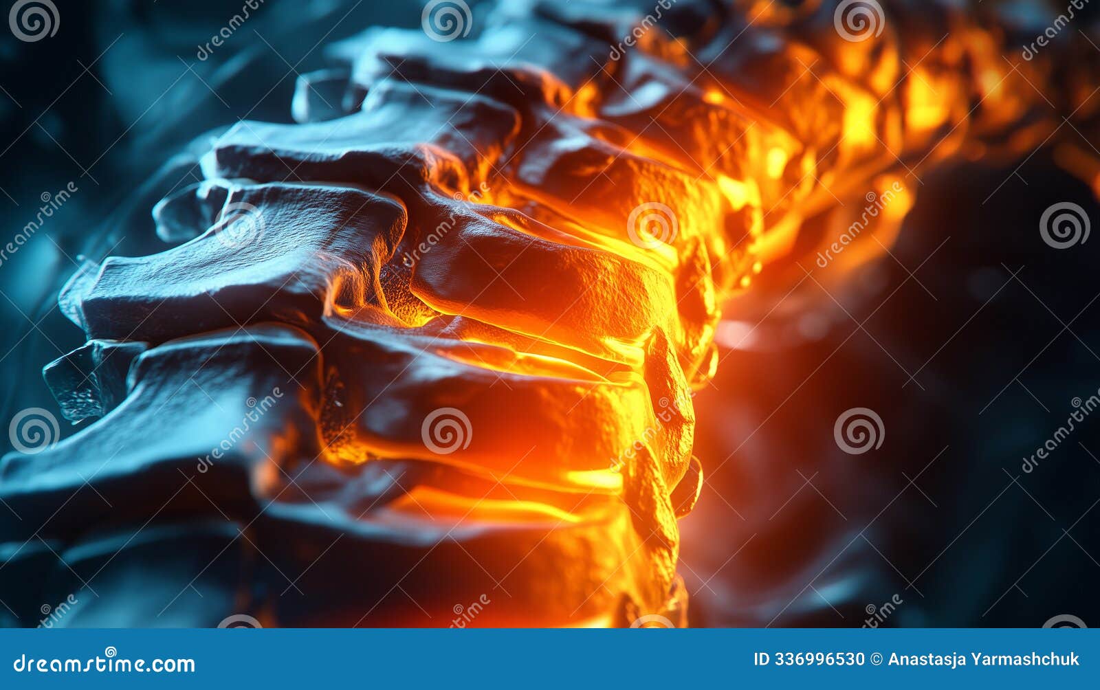 MRI Scan of the Spine with Clear Visualisation of the Intervertebral ...