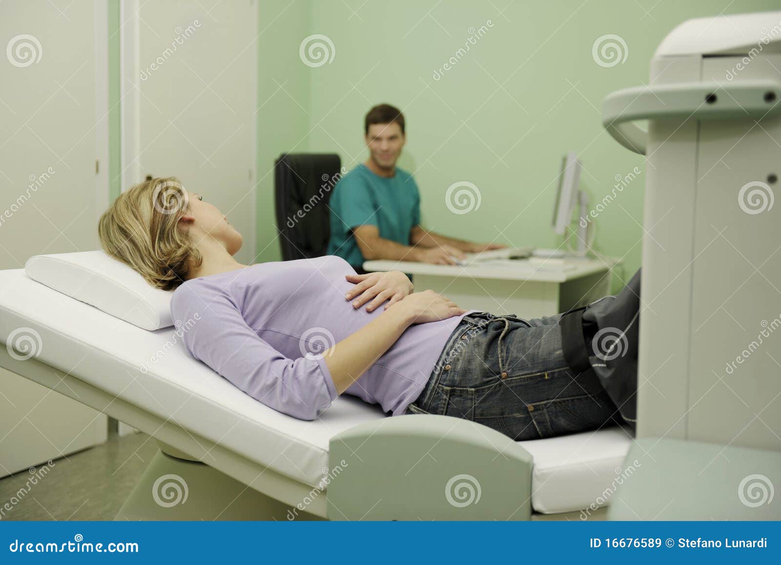 MRI scanner stock image. Image of male, wear, examination - 16676589