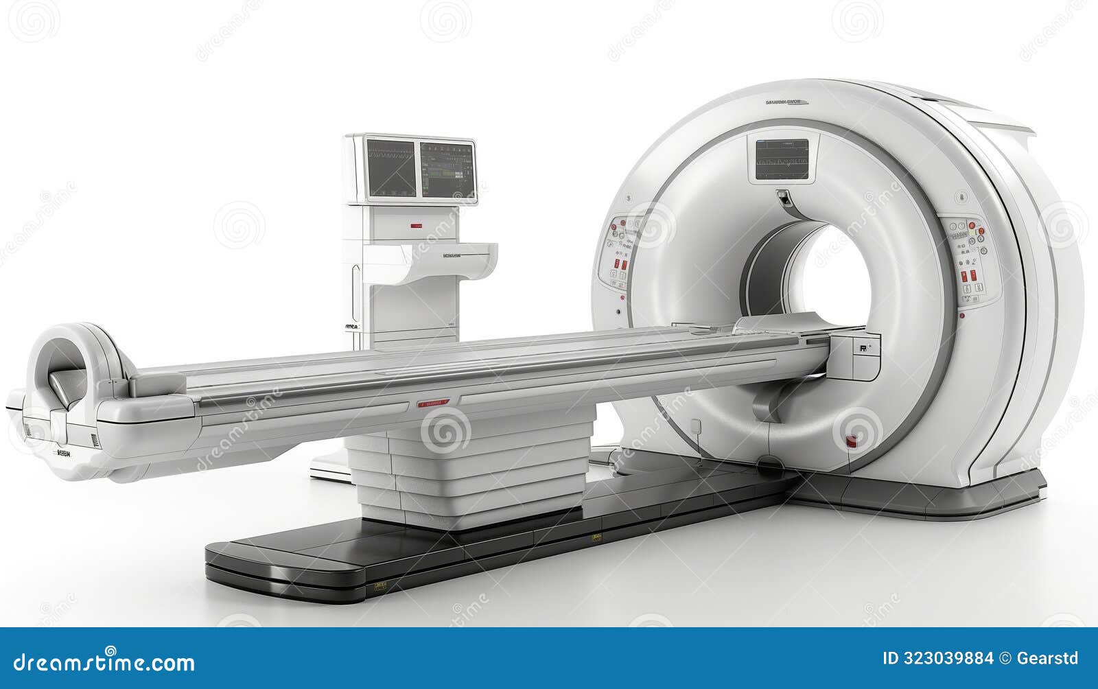 MRI Scanner with Control Panel Stock Photo - Image of modern ...