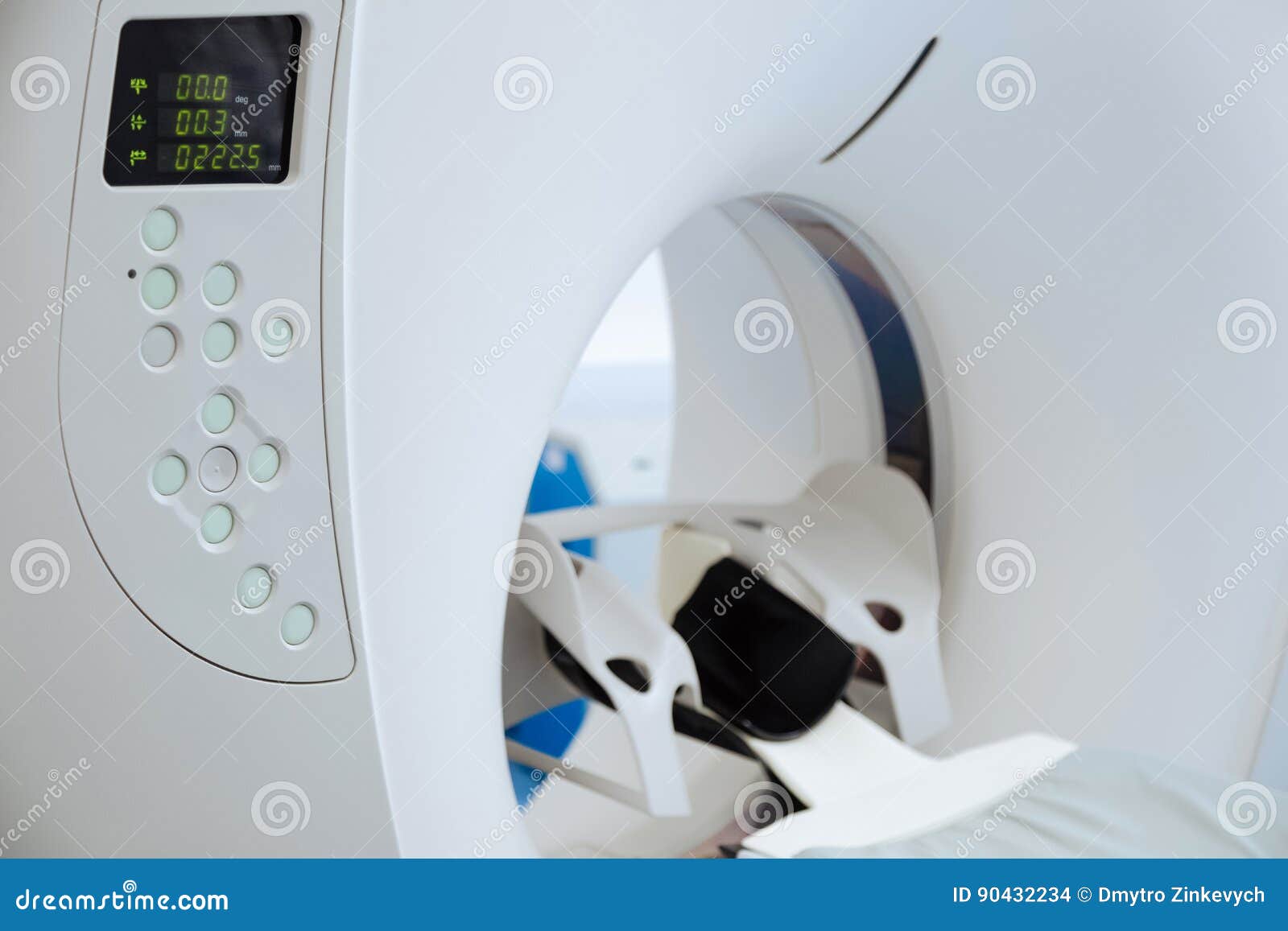 MRI scanner control panel stock photo. Image of cancer - 90432234