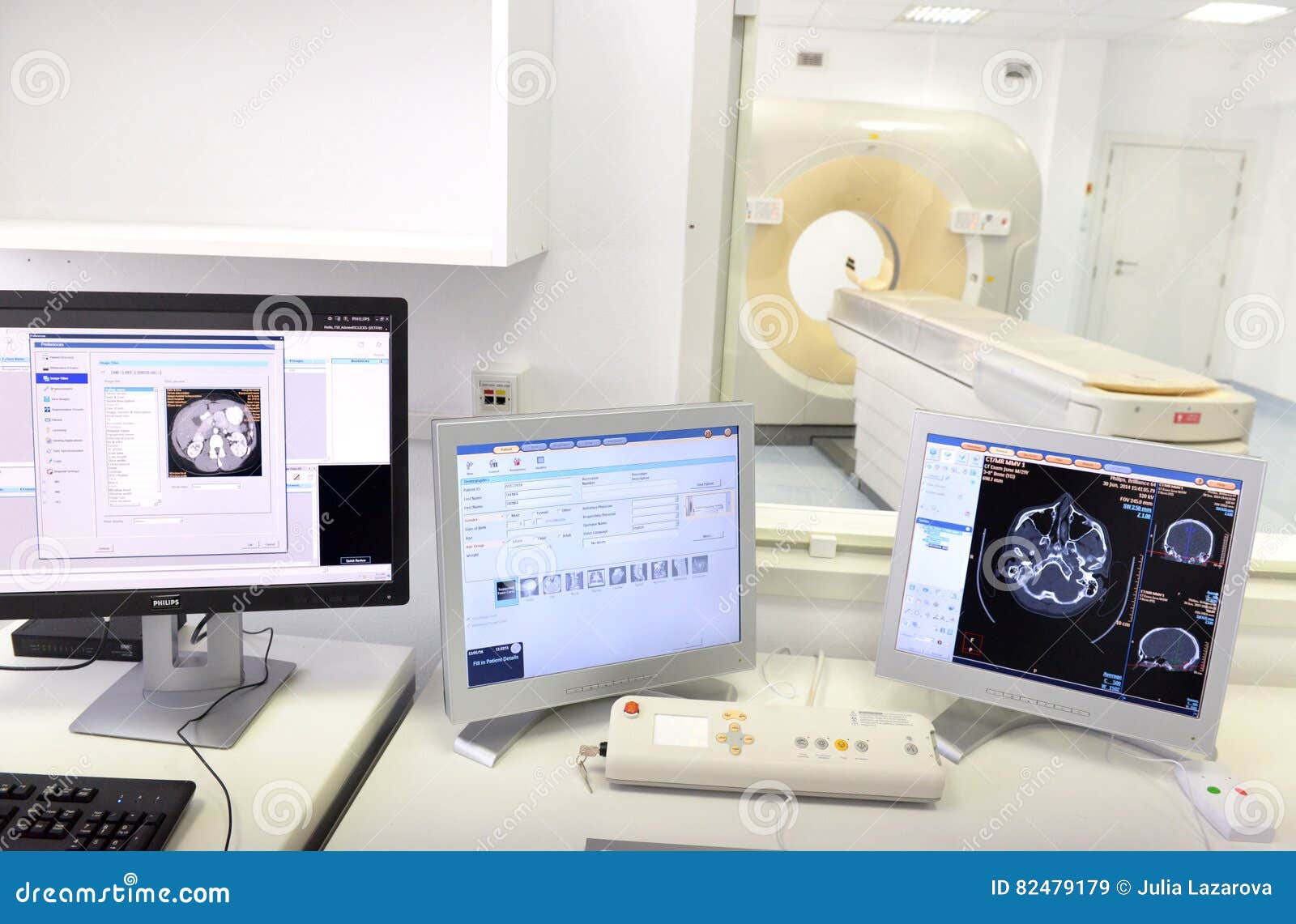 MRi Scanner in Hospital Laboratory in Sofia, Bulgaria on December 1 ...