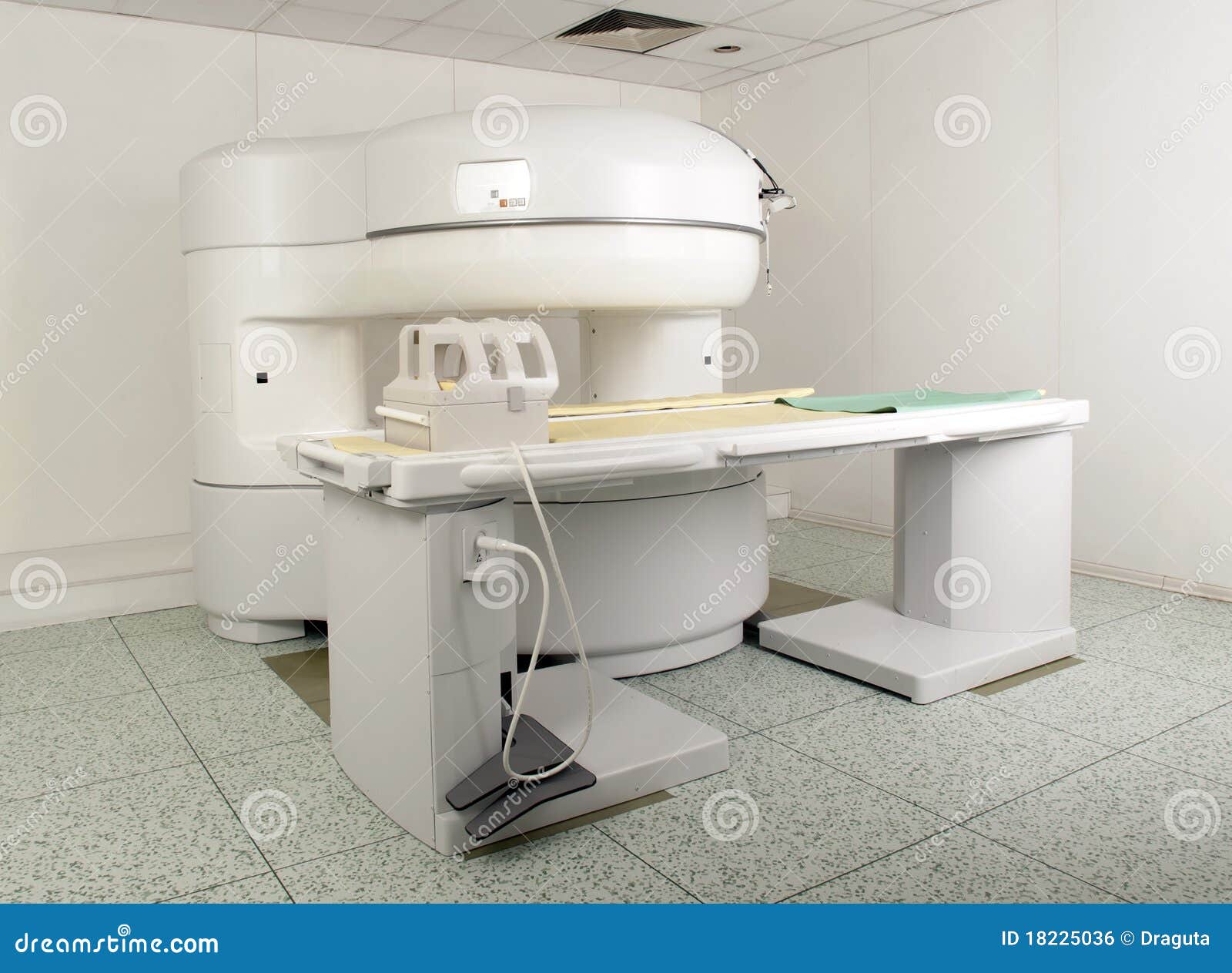 MRI Scanner room stock photo. Image of diagnostic, hospital - 18225036