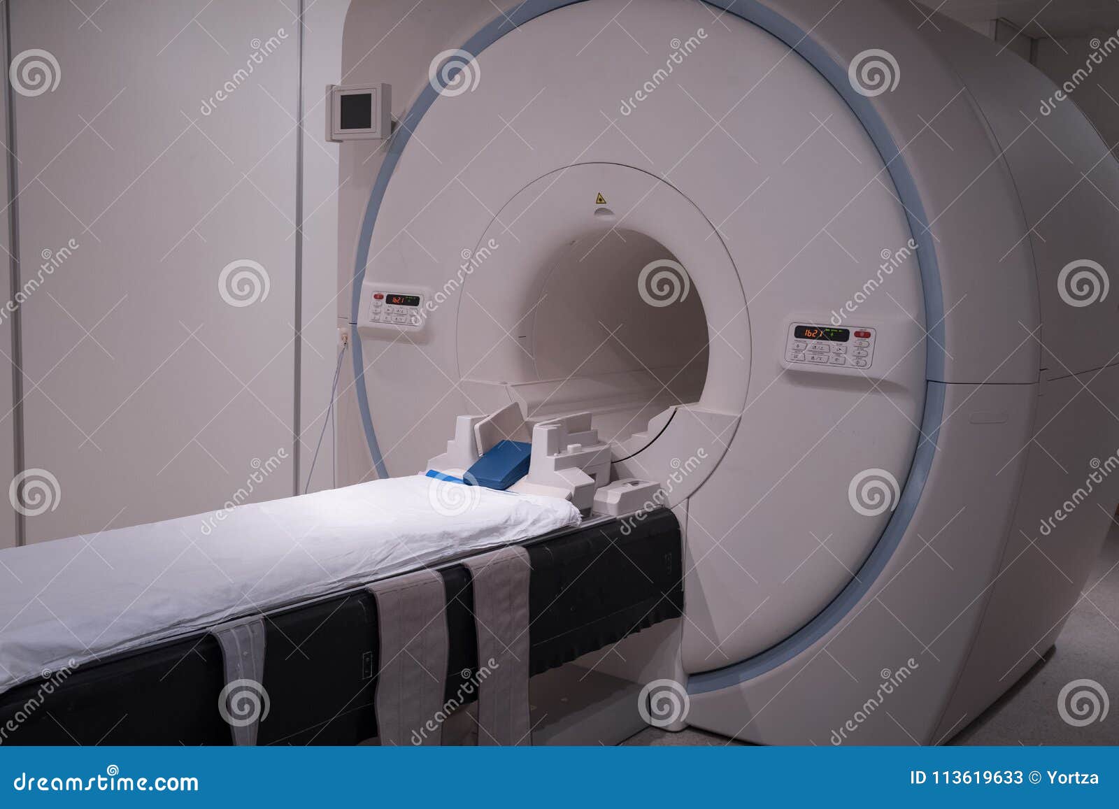 MRI scanner room stock image. Image of scanner, caucasian - 113619633