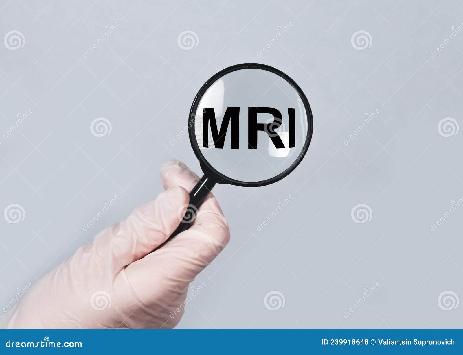 MRI Word through Magnifying Lens Stock Photo - Image of text, lens ...