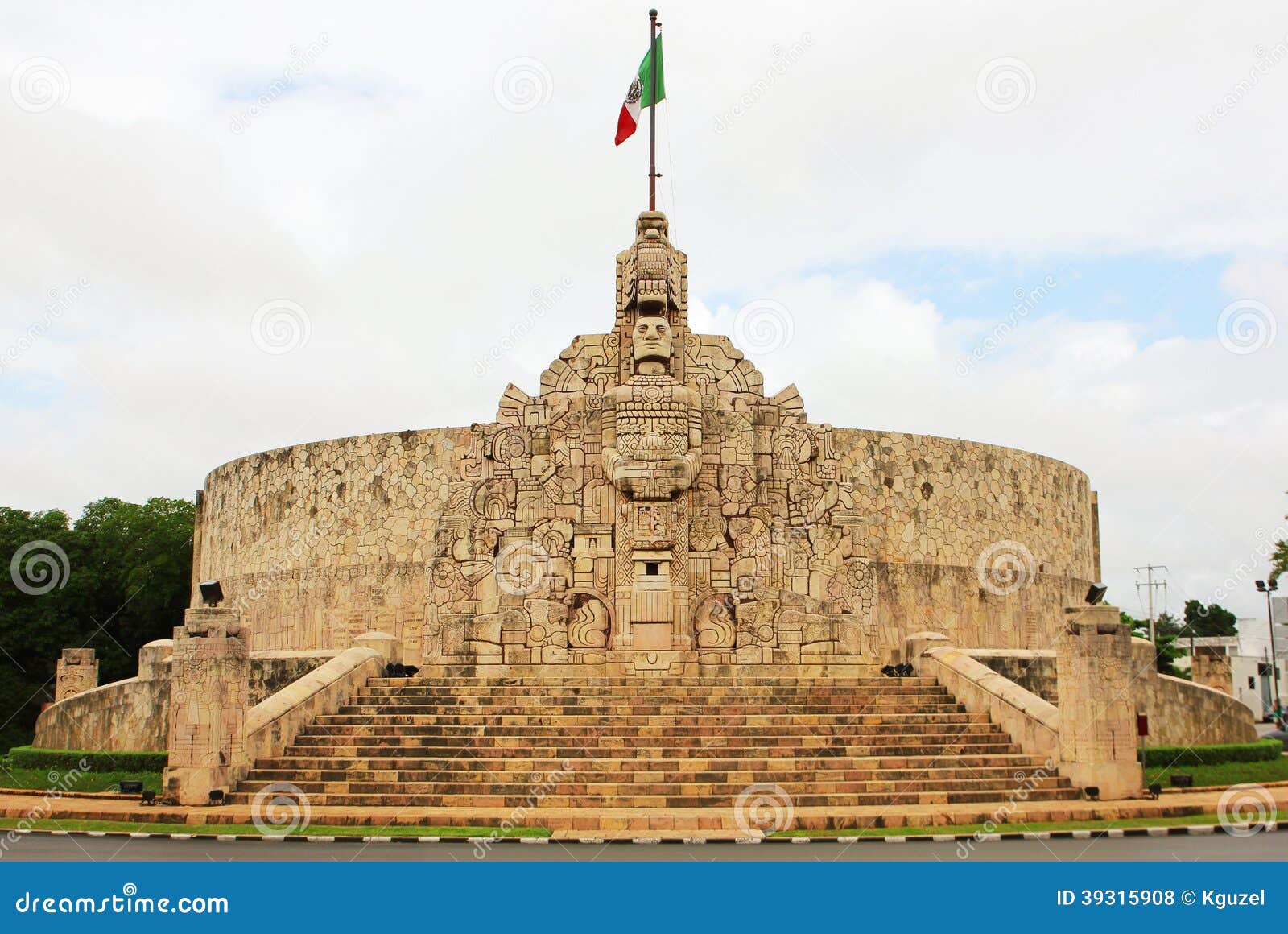 Mérida. Monument à La Patrie, Mexique Photo stock - Image: 39315908