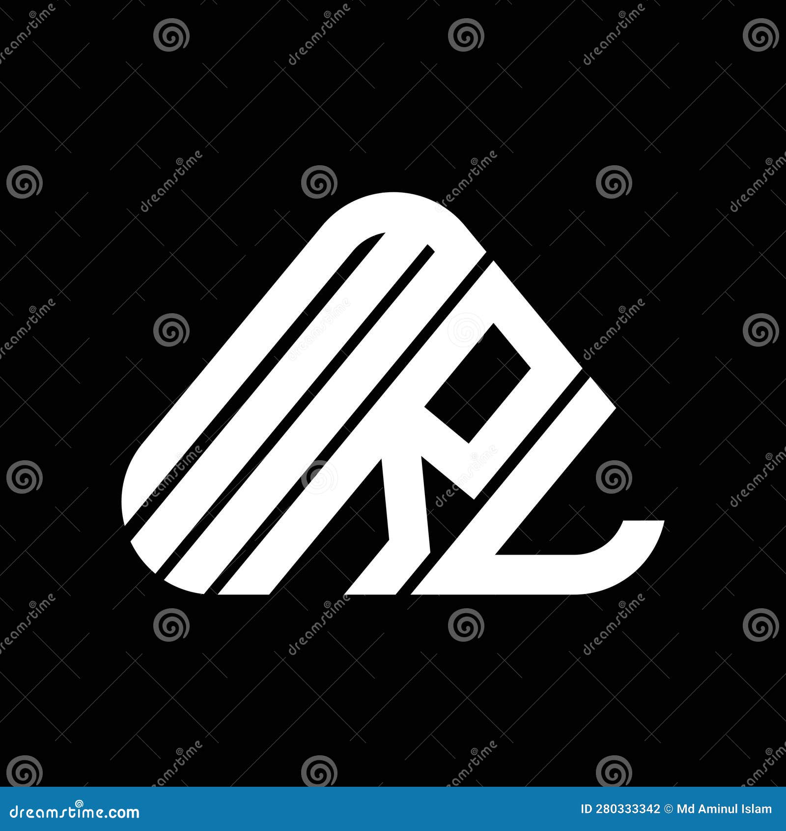 MRL Letter Logo Creative Design with Vector Graphic, MRL Stock Vector ...