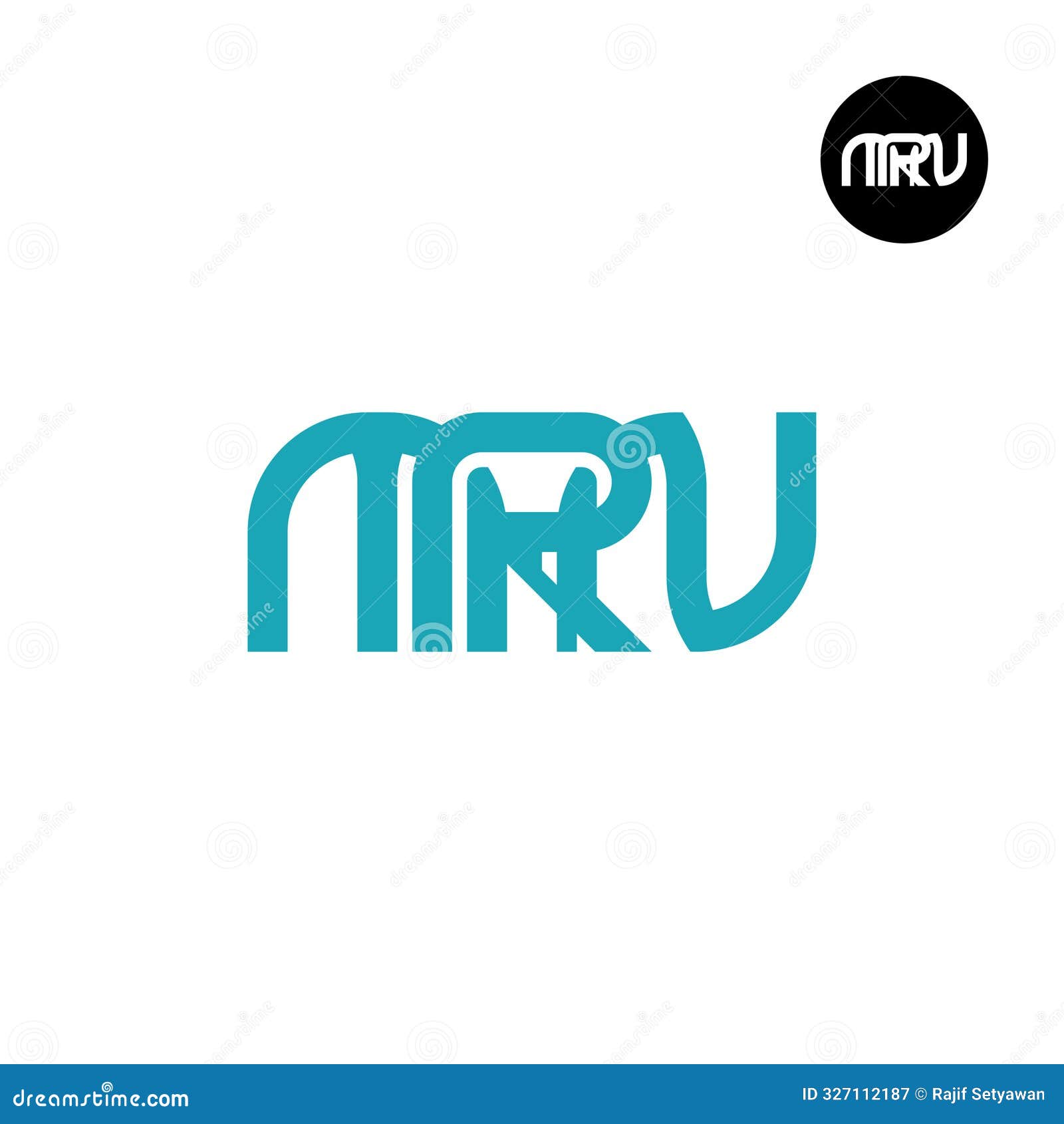 MRN Logo Letter Monogram Design Stock Vector - Illustration of ...