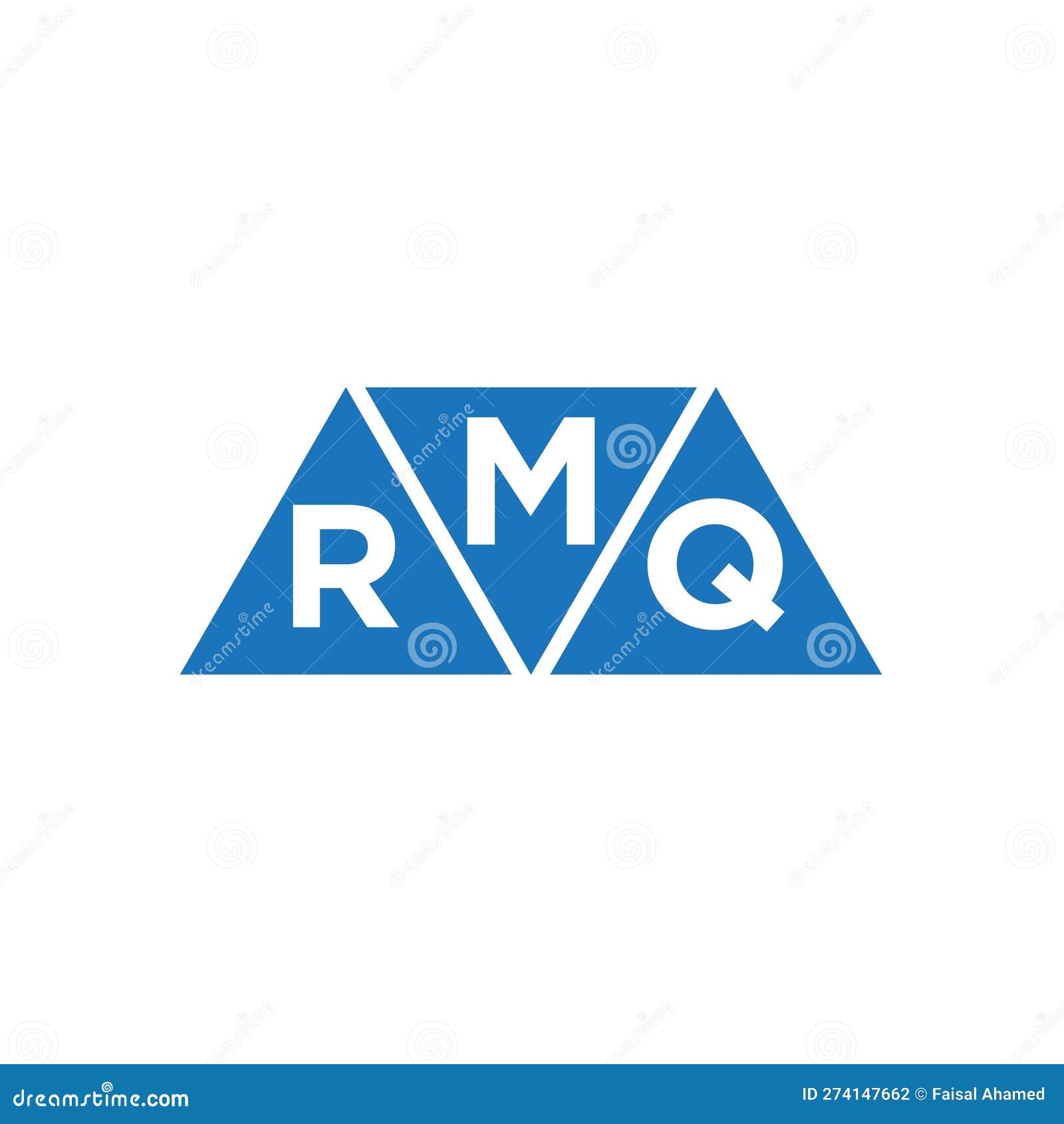 MRQ Abstract Initial Logo Design on White Background. MRQ Creative ...